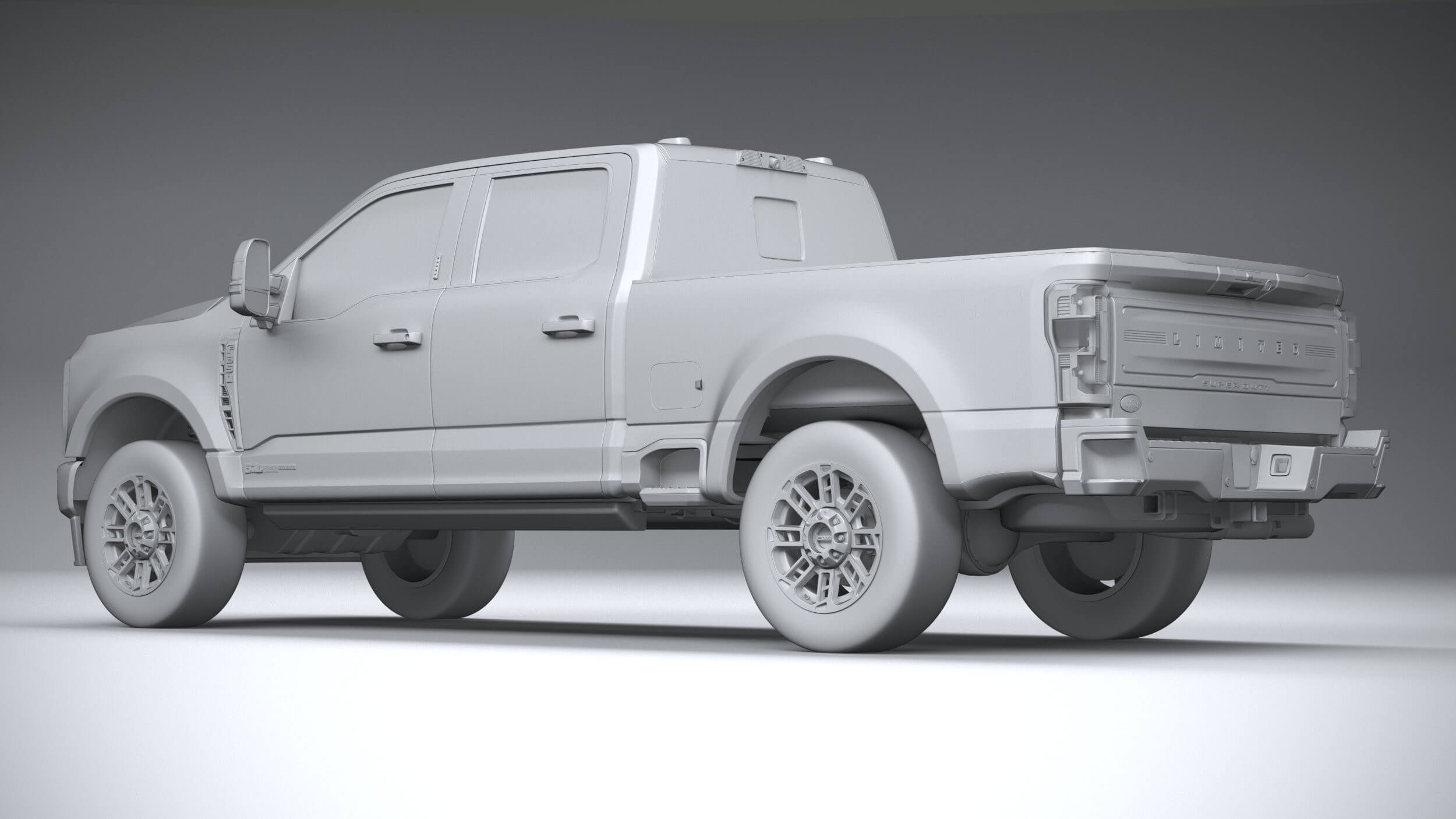 Ford F350 Superduty Limited Edition 2023 - 3D Model by SQUIR