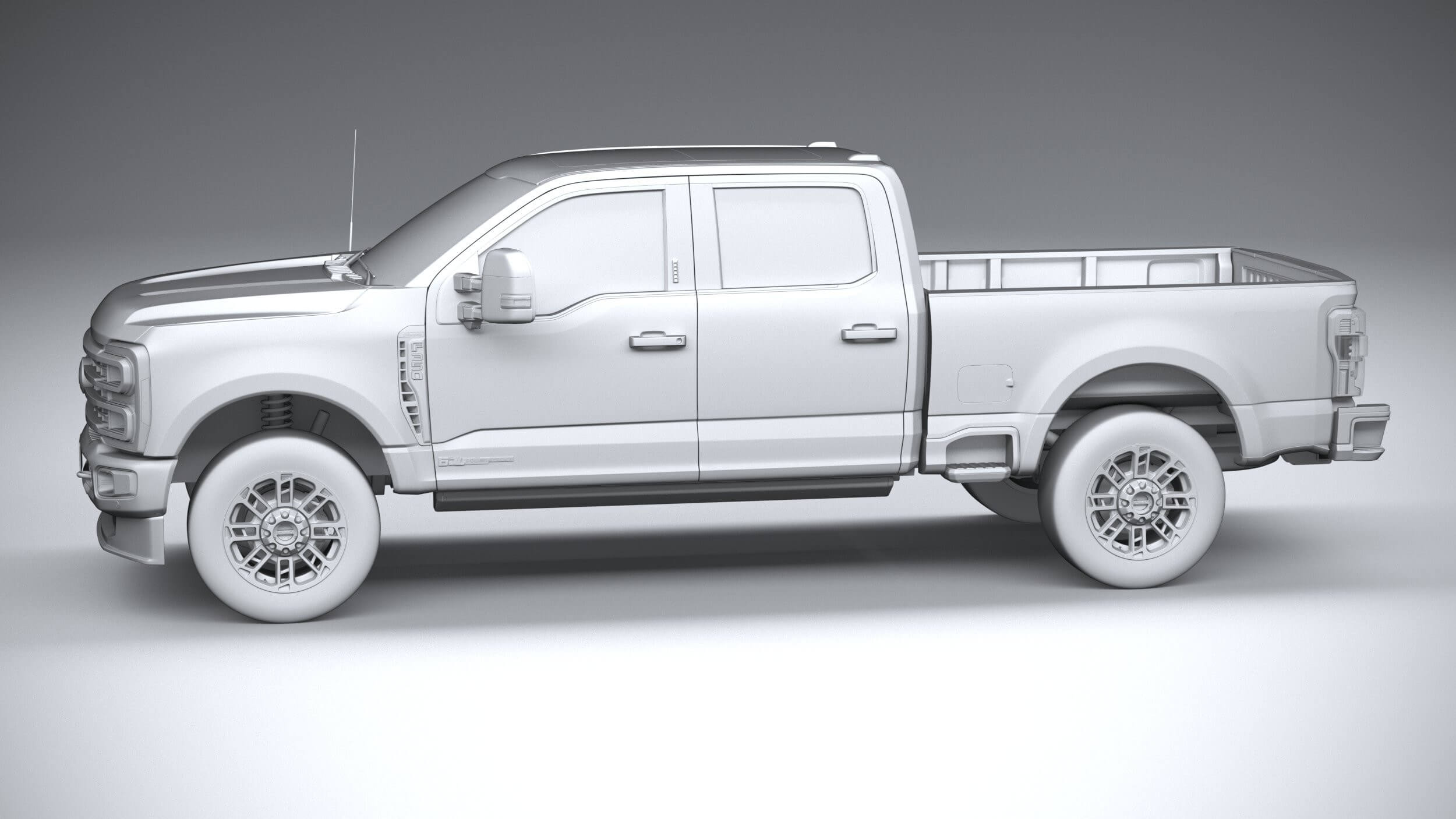 Ford F350 Superduty Limited Edition 2023 - 3D Model by SQUIR