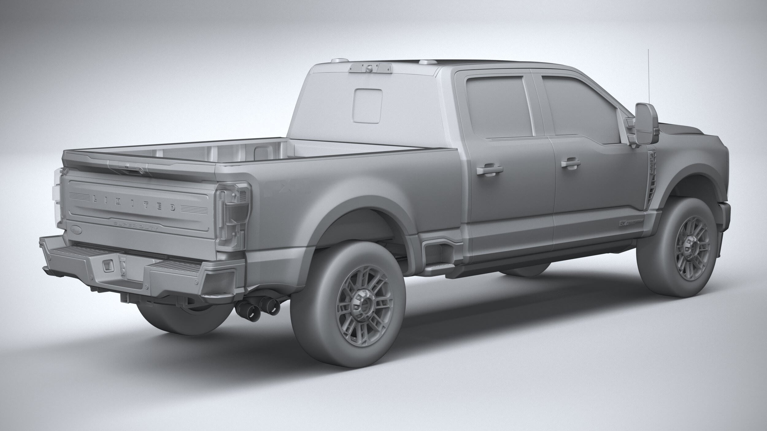 Ford F350 Superduty Limited Edition 2023 - 3D Model by SQUIR