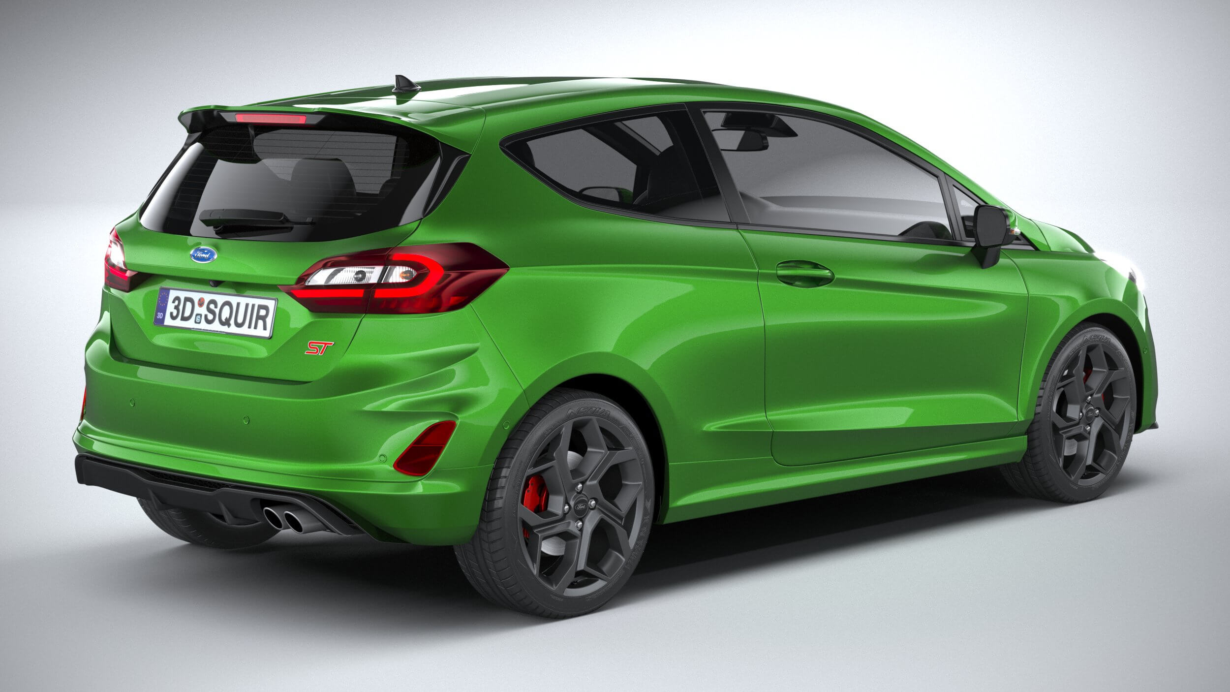 Ford Fiesta St 3-Door 2022 3D Model by SQUIR