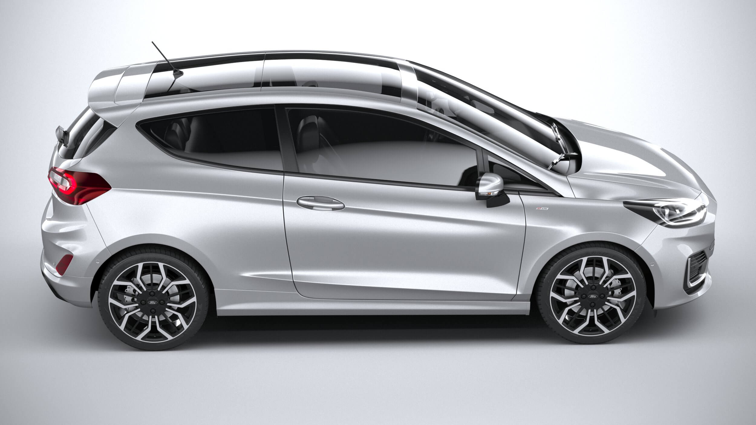 Ford Fiesta St-Line 3-Door 2022 3D Model by SQUIR