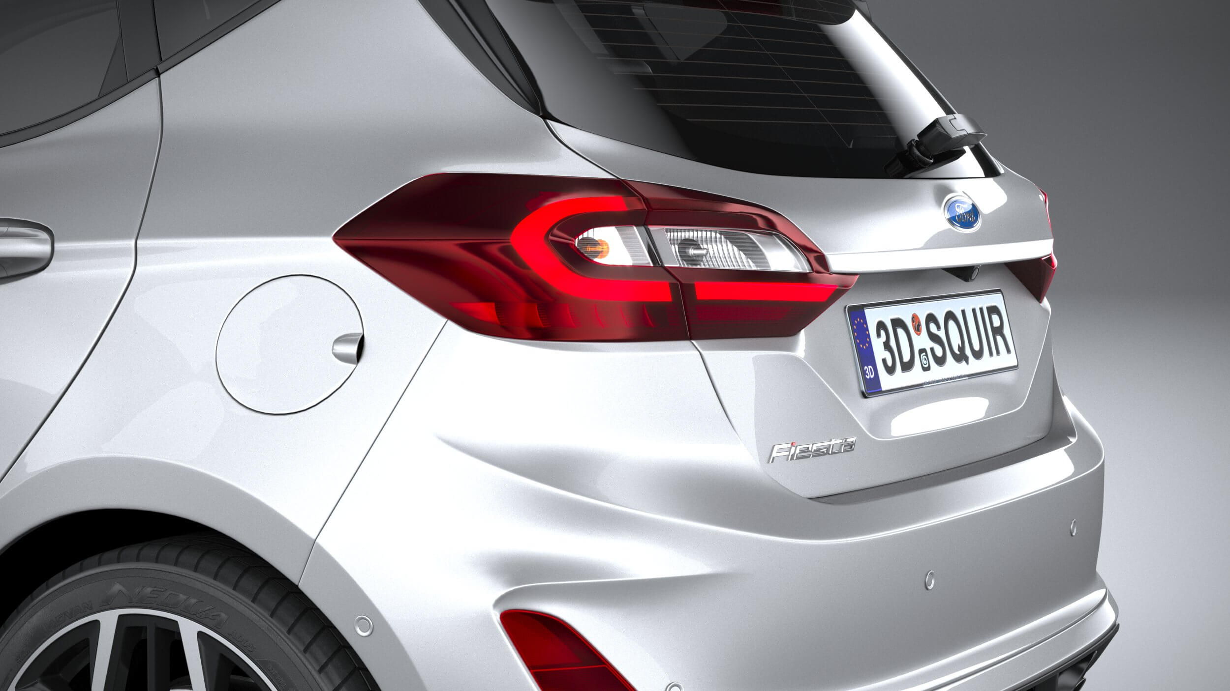 Ford Fiesta St-Line 5-Door 2022 3D Model by SQUIR