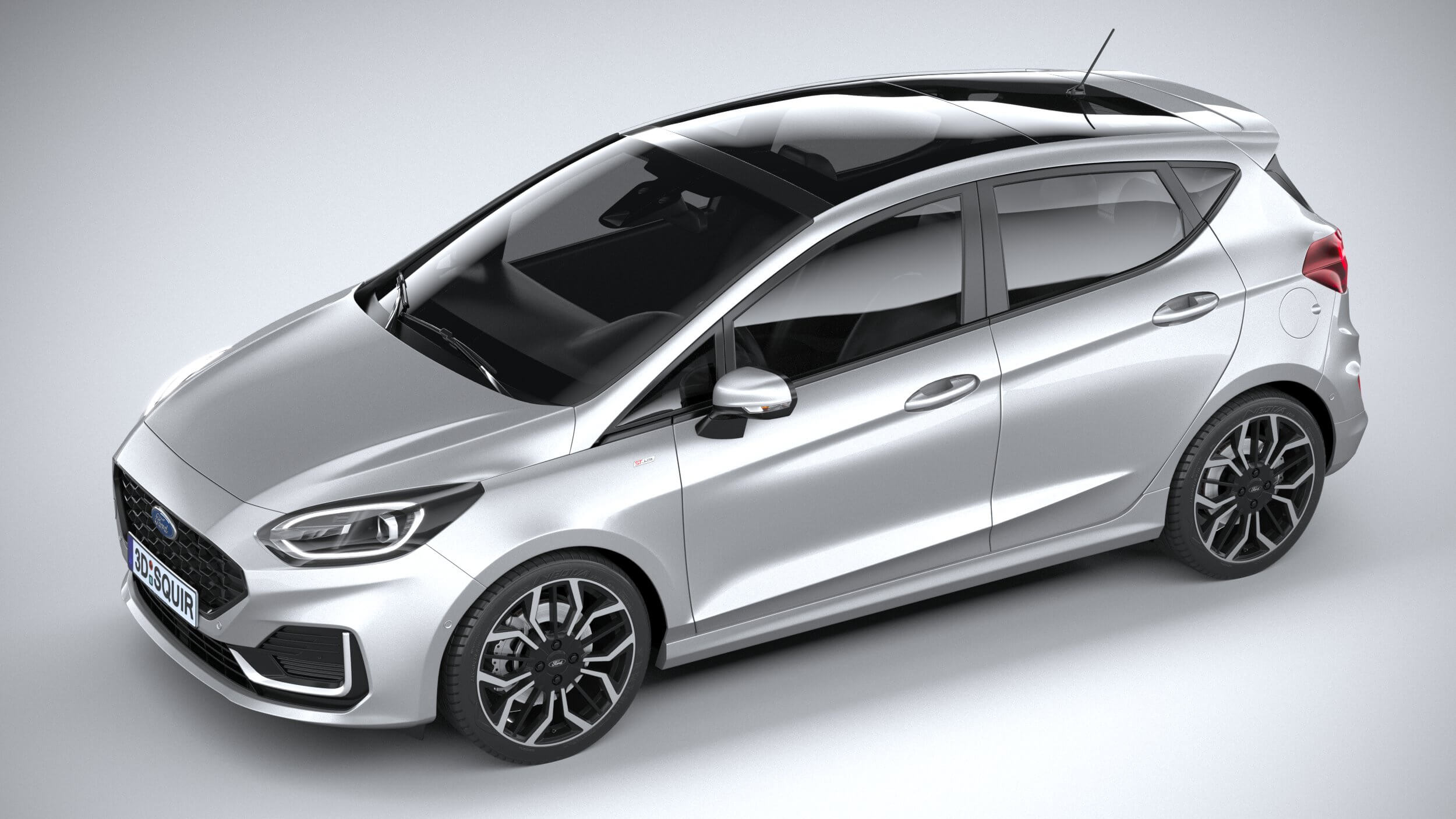 Ford Fiesta St-Line 5-Door 2022 3D Model by SQUIR