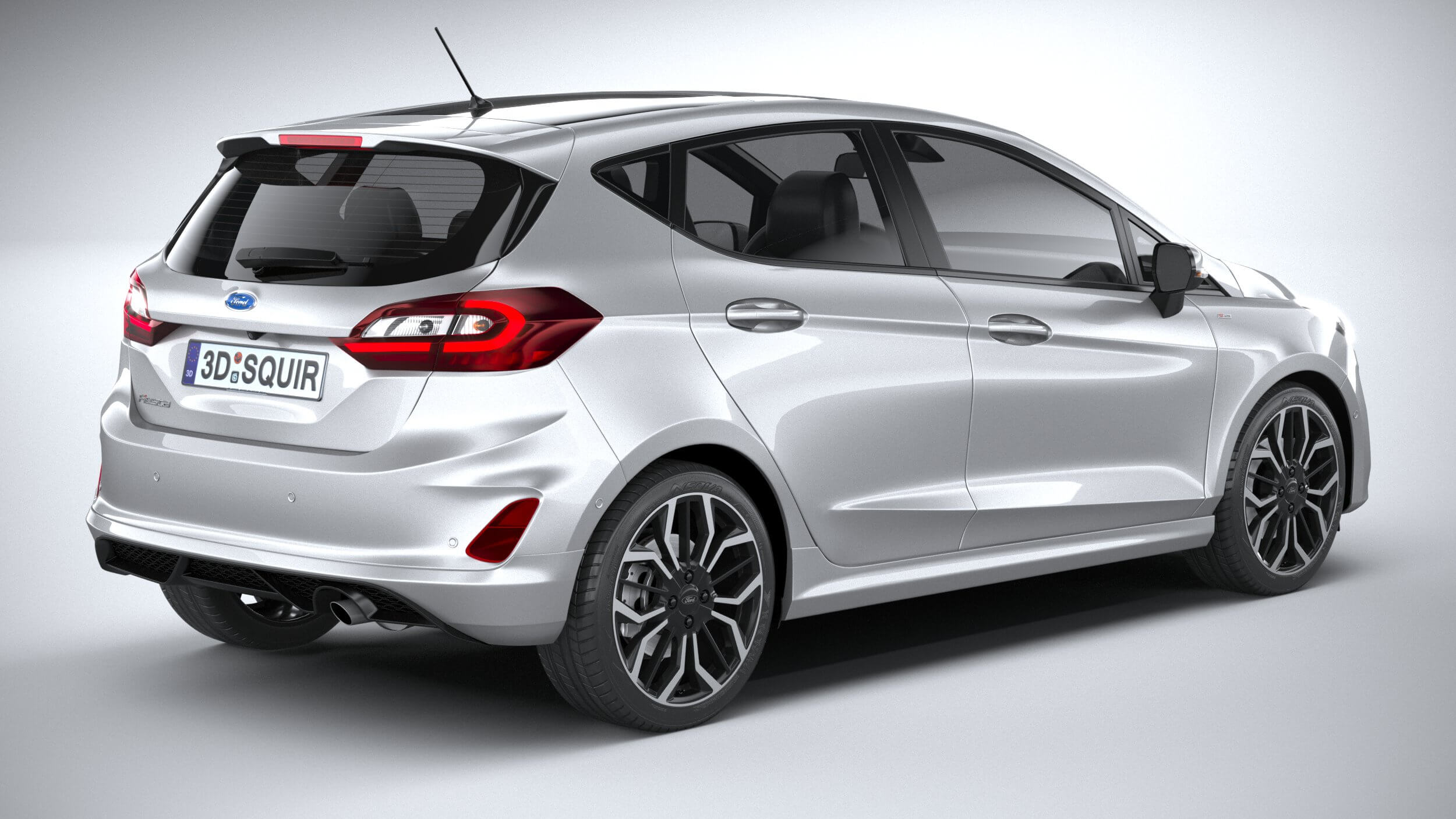 Ford Fiesta St-Line 5-Door 2022 3D Model by SQUIR