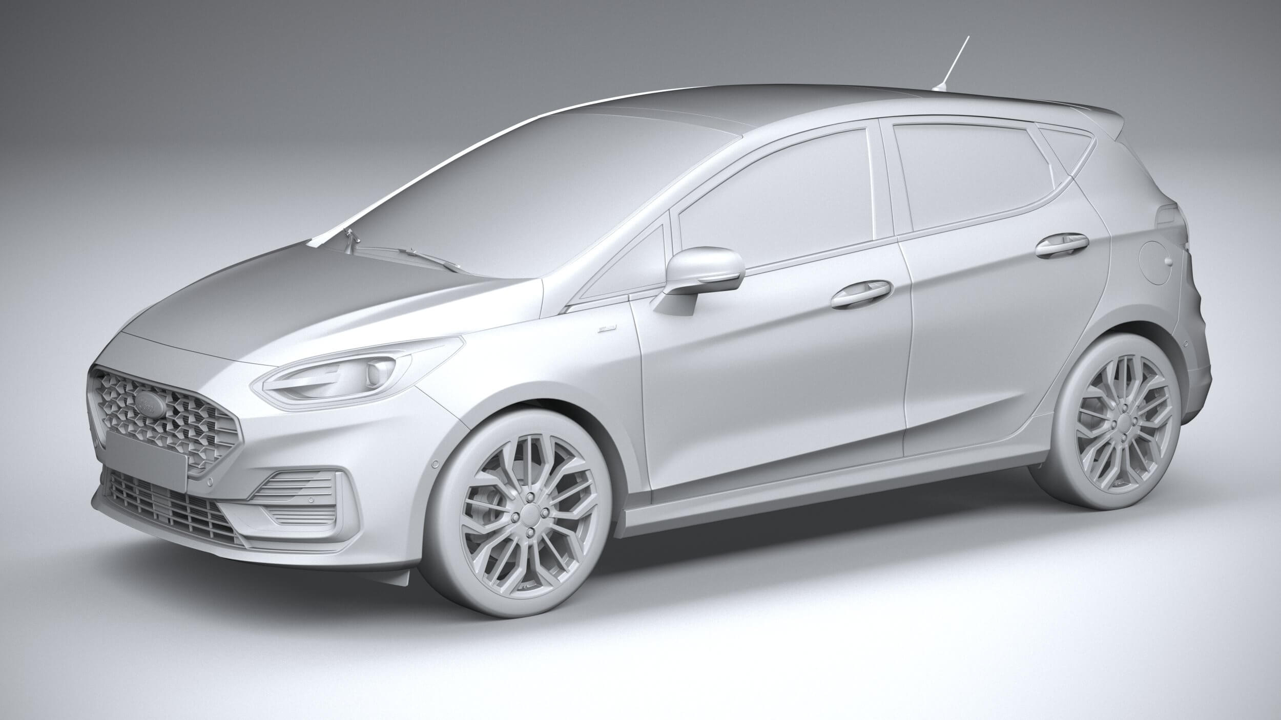 Ford Fiesta St-Line 5-Door 2022 3D Model by SQUIR