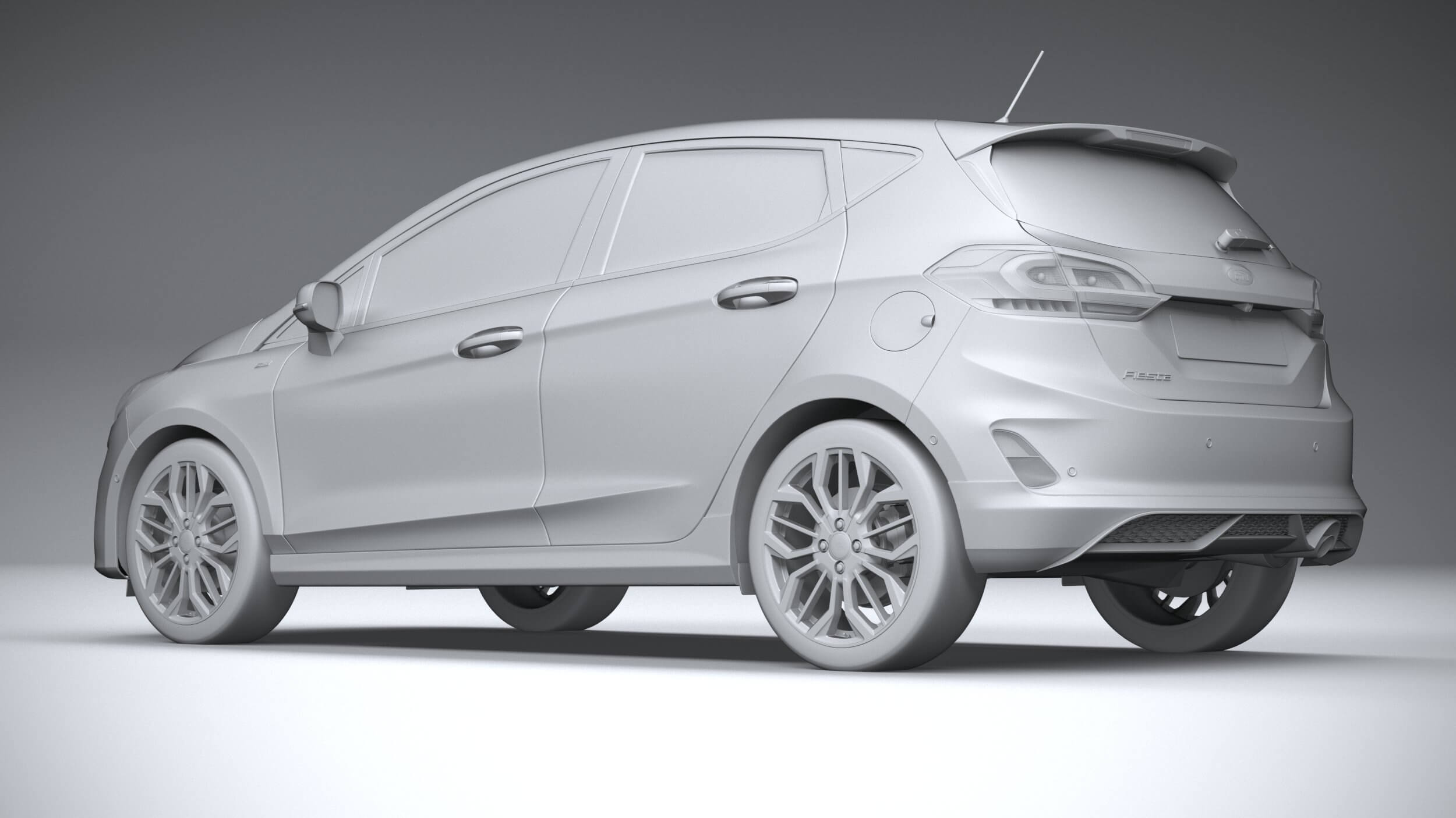 Ford Fiesta St-Line 5-Door 2022 3D Model by SQUIR