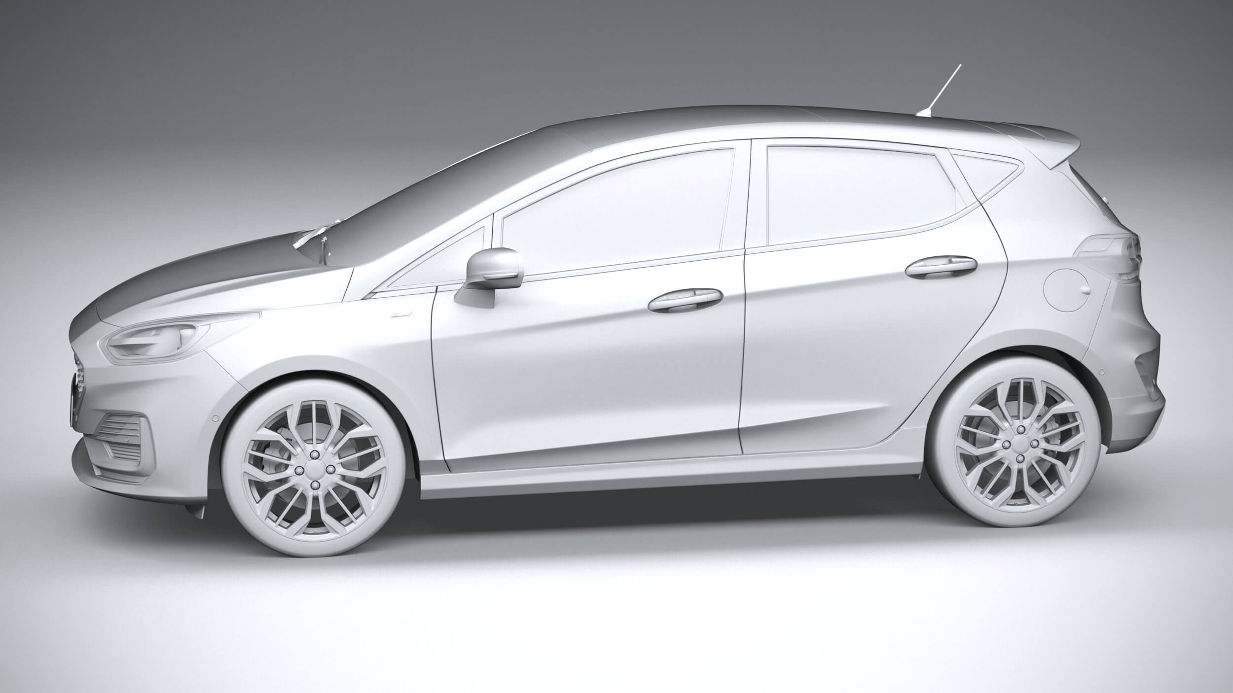 Ford Fiesta St-Line 5-Door 2022 3D Model by SQUIR