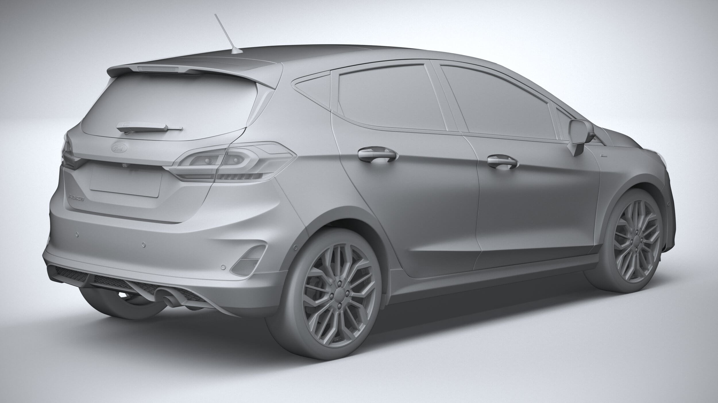 Ford Fiesta St-Line 5-Door 2022 3D Model by SQUIR