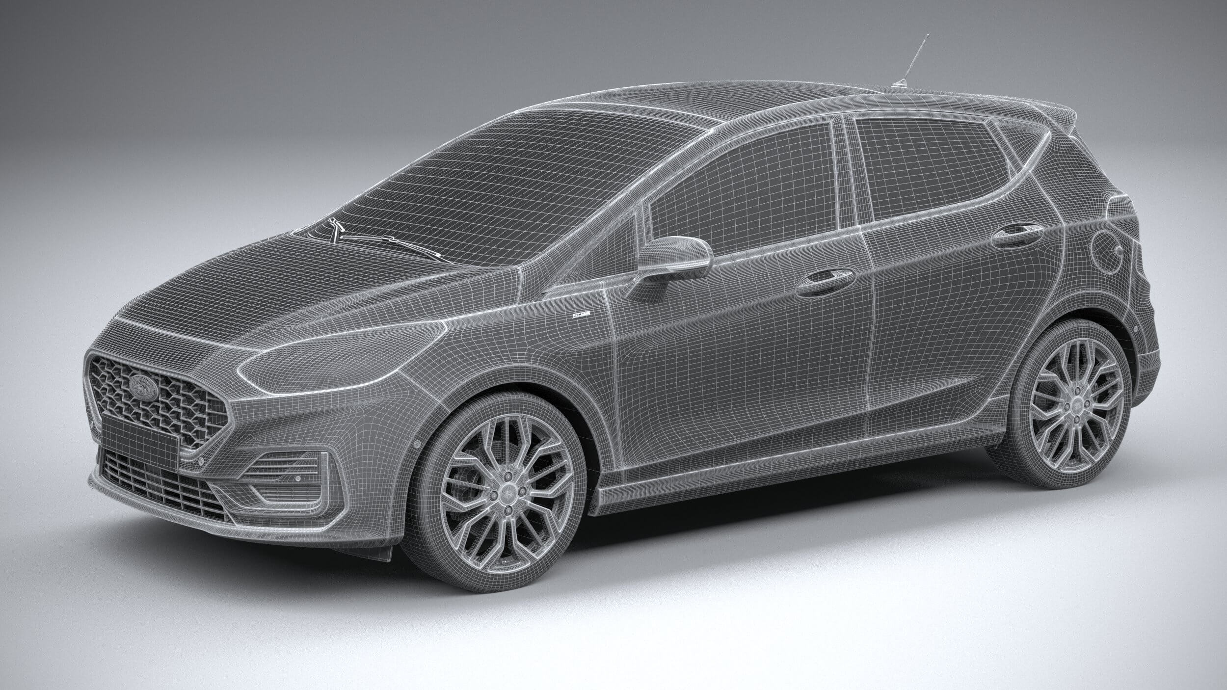 Ford Fiesta St-Line 5-Door 2022 3D Model by SQUIR