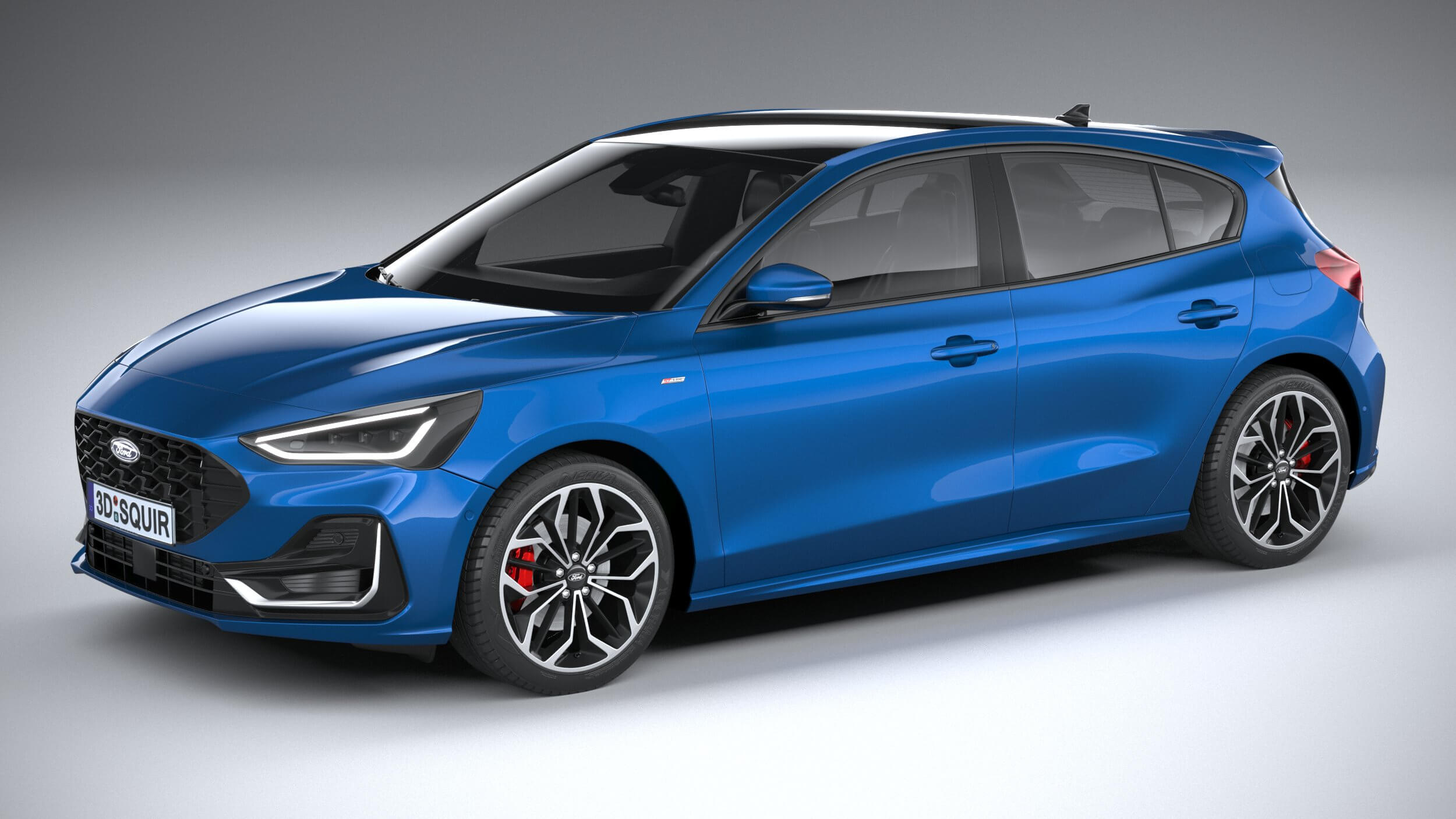 Ford Focus 2022 - 3D Model by SQUIR