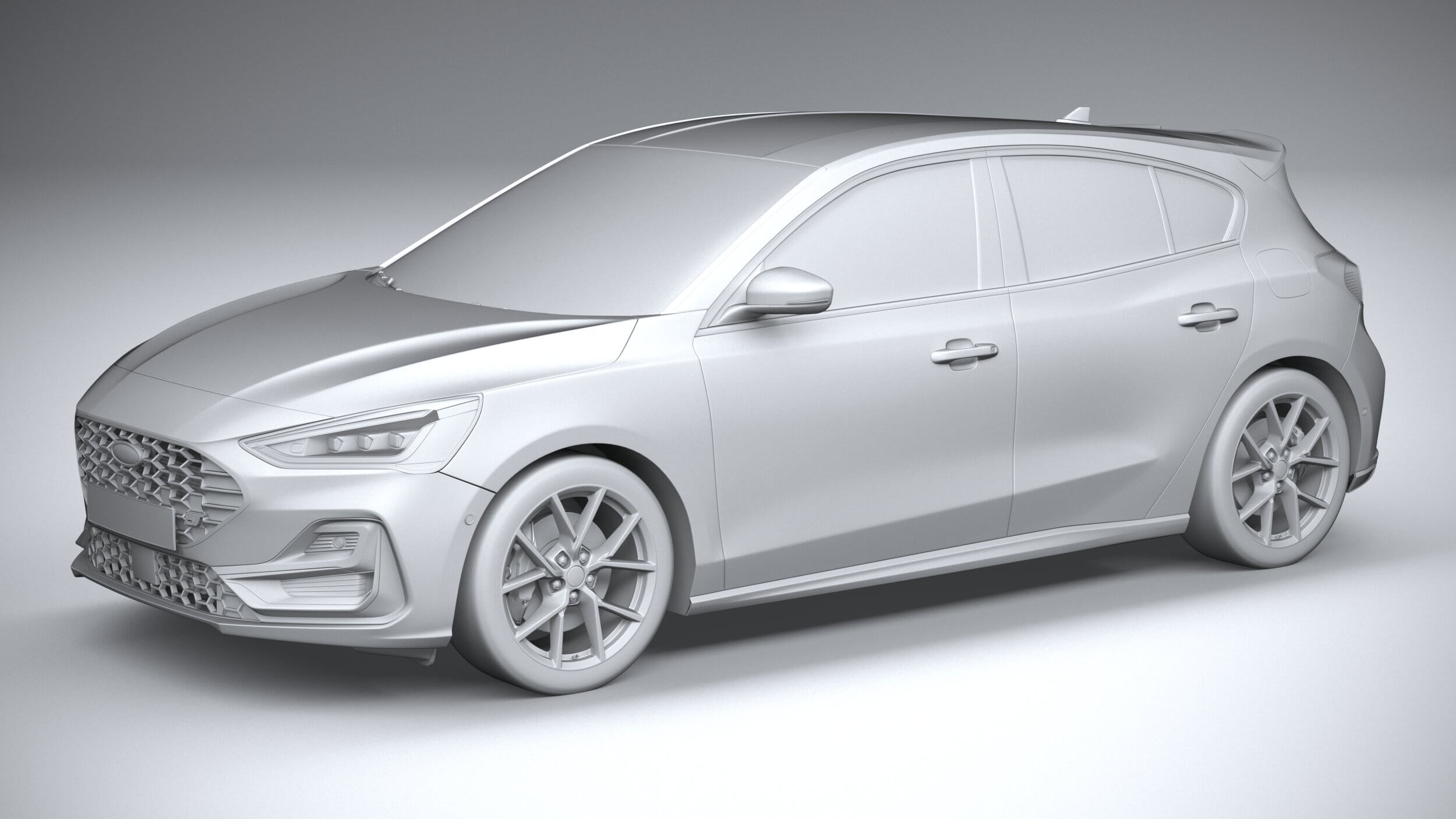 Ford Focus St 2022 - 3D Model by SQUIR