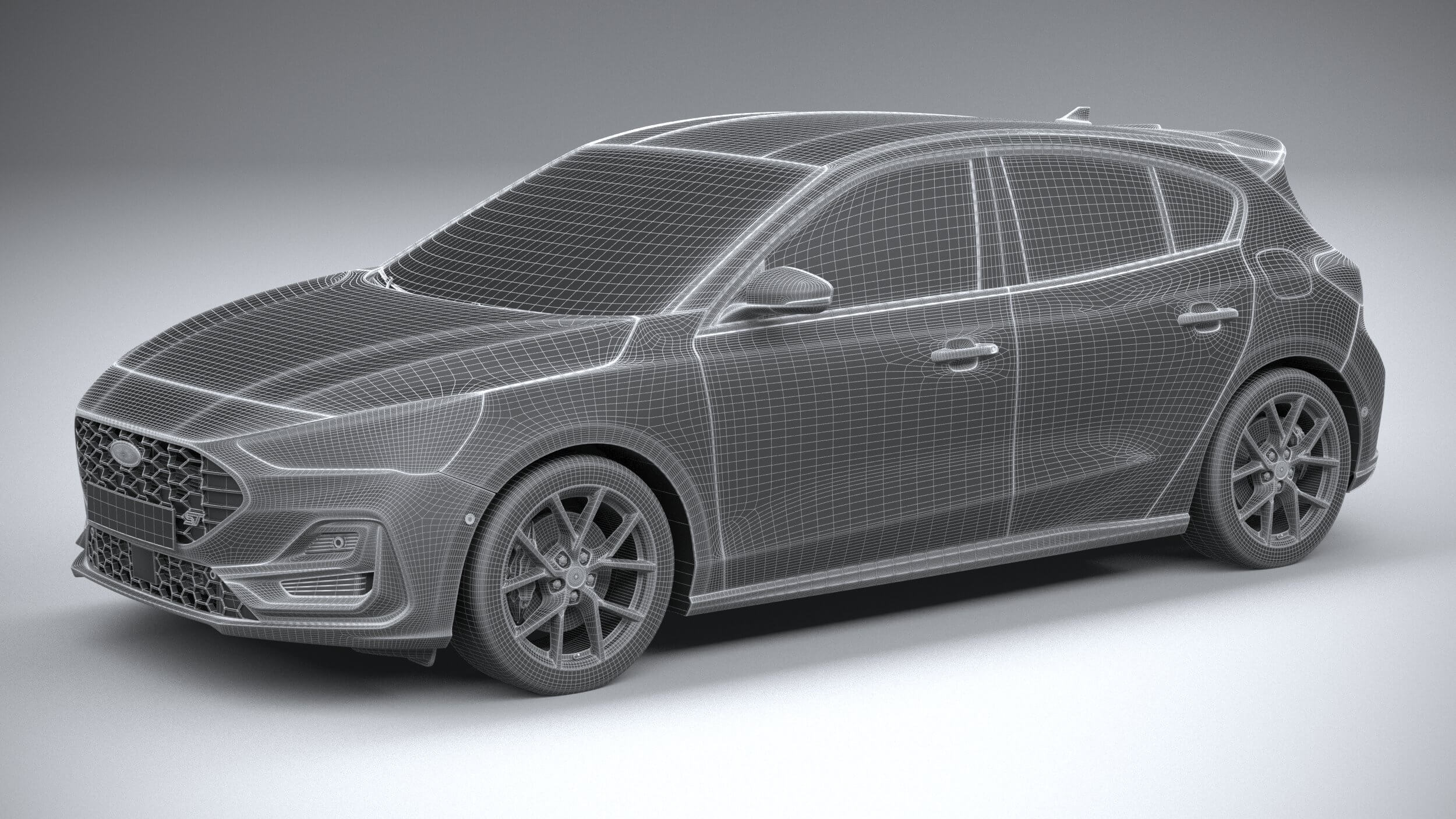 Ford Focus St 2022 - 3D Model by SQUIR