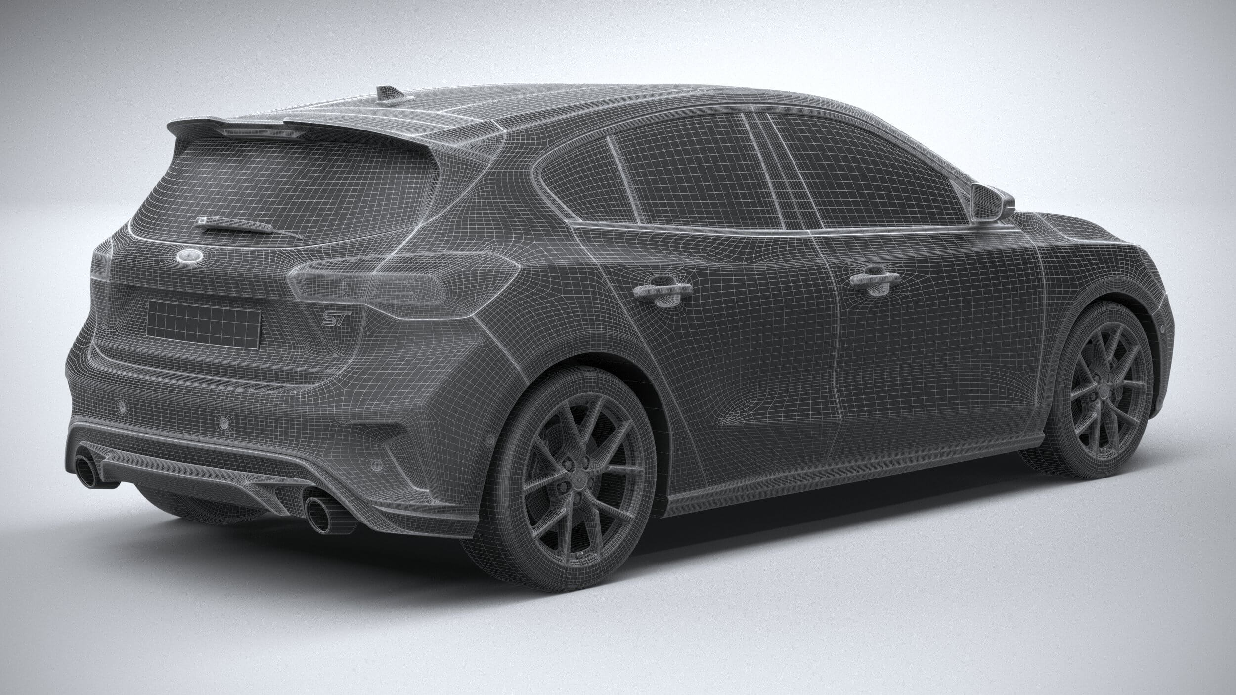 Ford Focus St 2022 - 3D Model by SQUIR