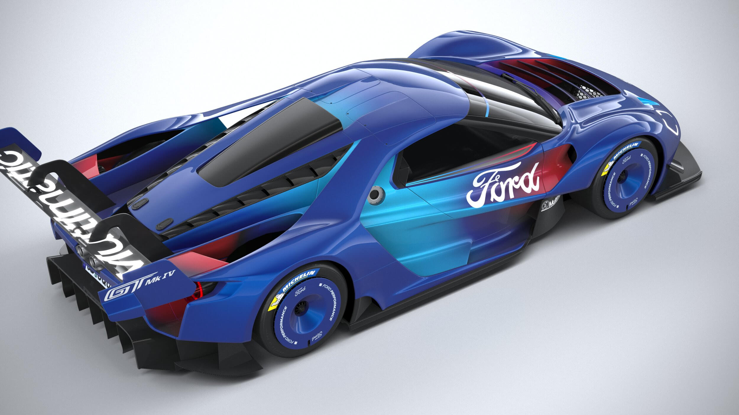 Ford GT Mk IV 2023 - 3D Model by SQUIR