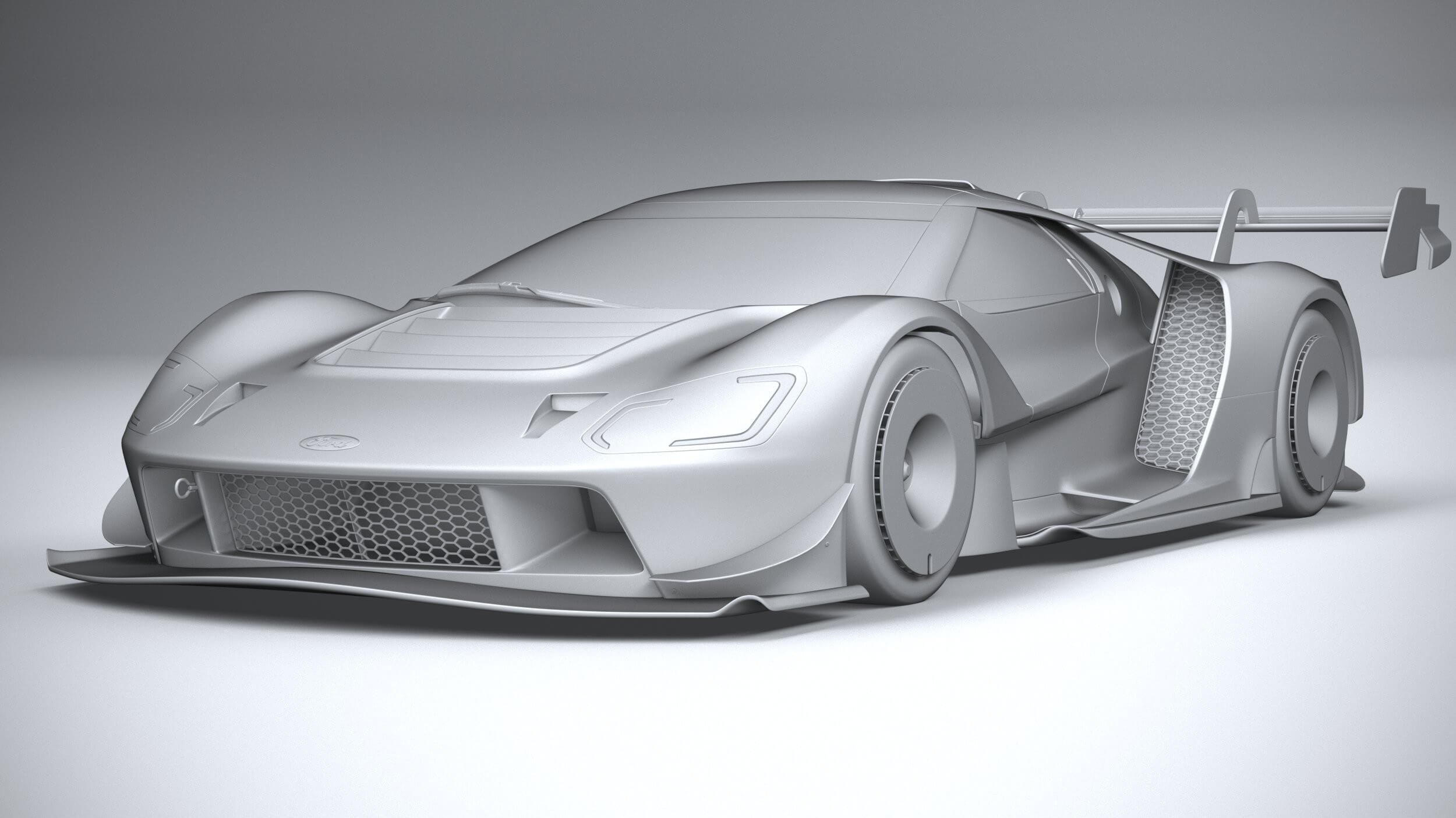 Ford GT Mk IV 2023 - 3D Model by SQUIR