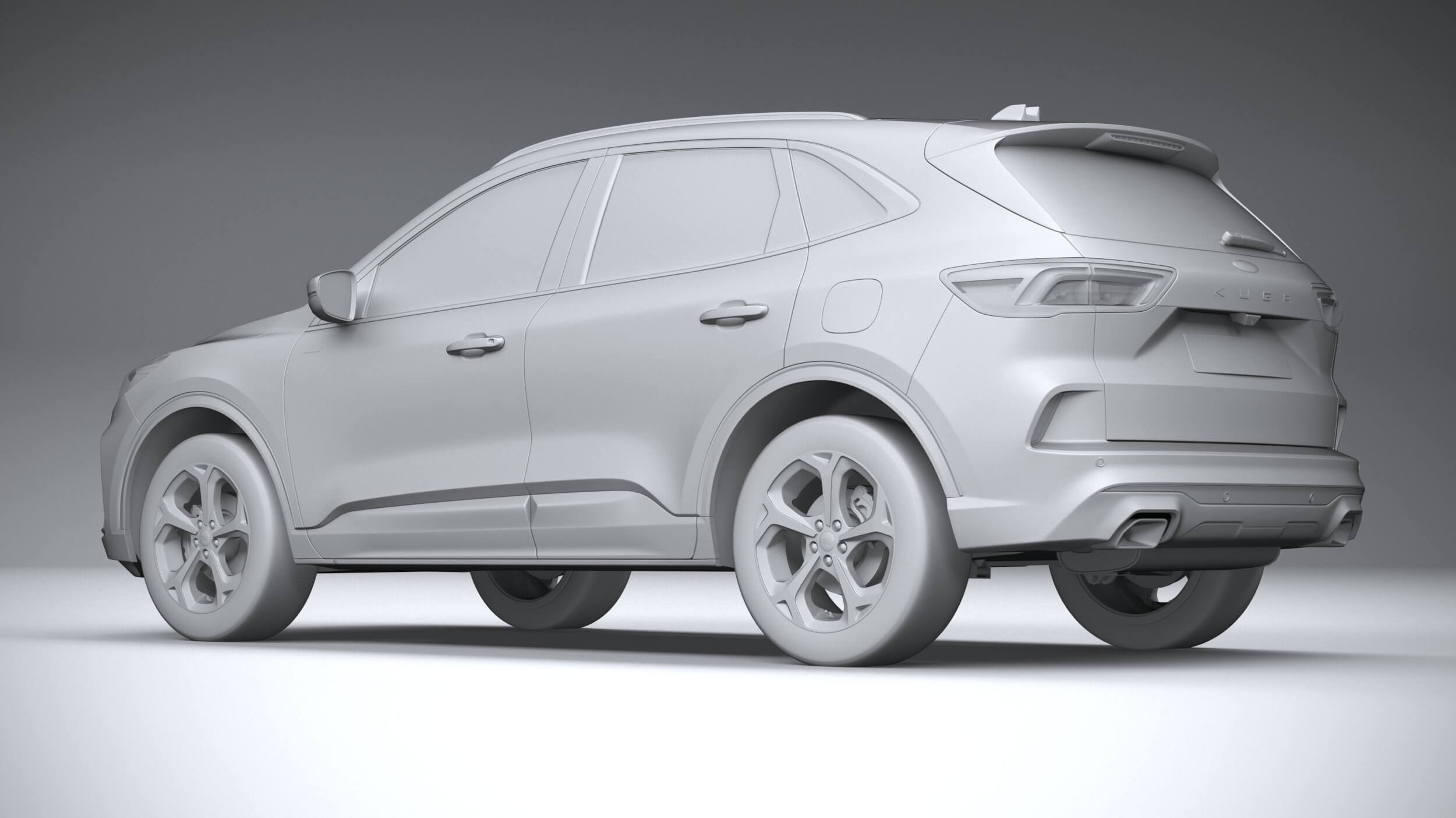 Ford Kuga St-Line 2024 3D Model by SQUIR