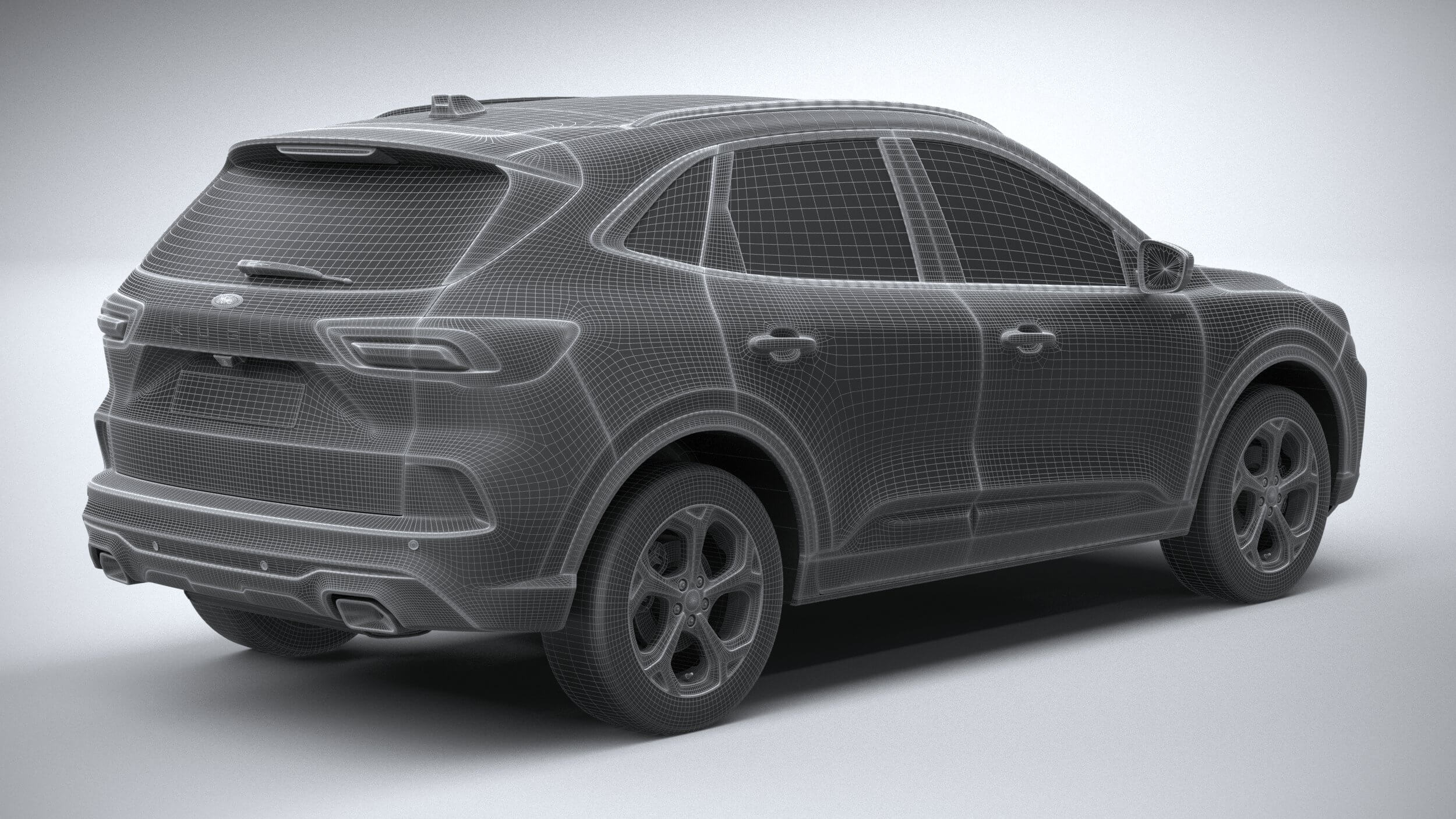 Ford Kuga St-Line 2024 3D Model by SQUIR