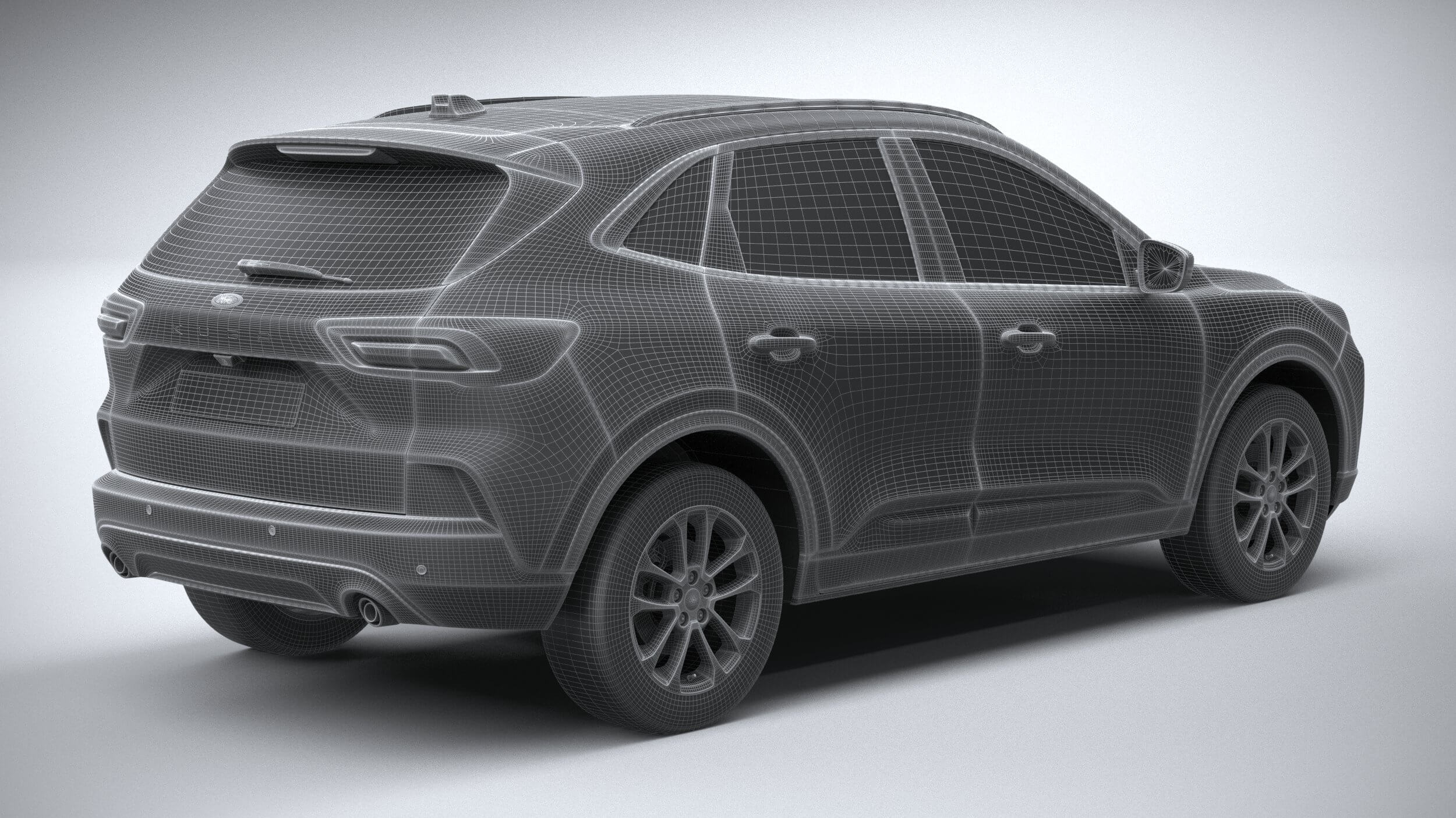 Ford Kuga Basic 2025 - 3D Model by SQUIR