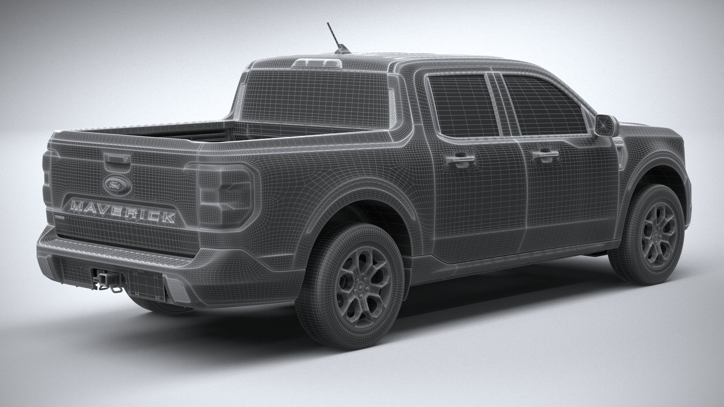 Ford Maverick Lariat FX4 2022 - 3D Model by SQUIR