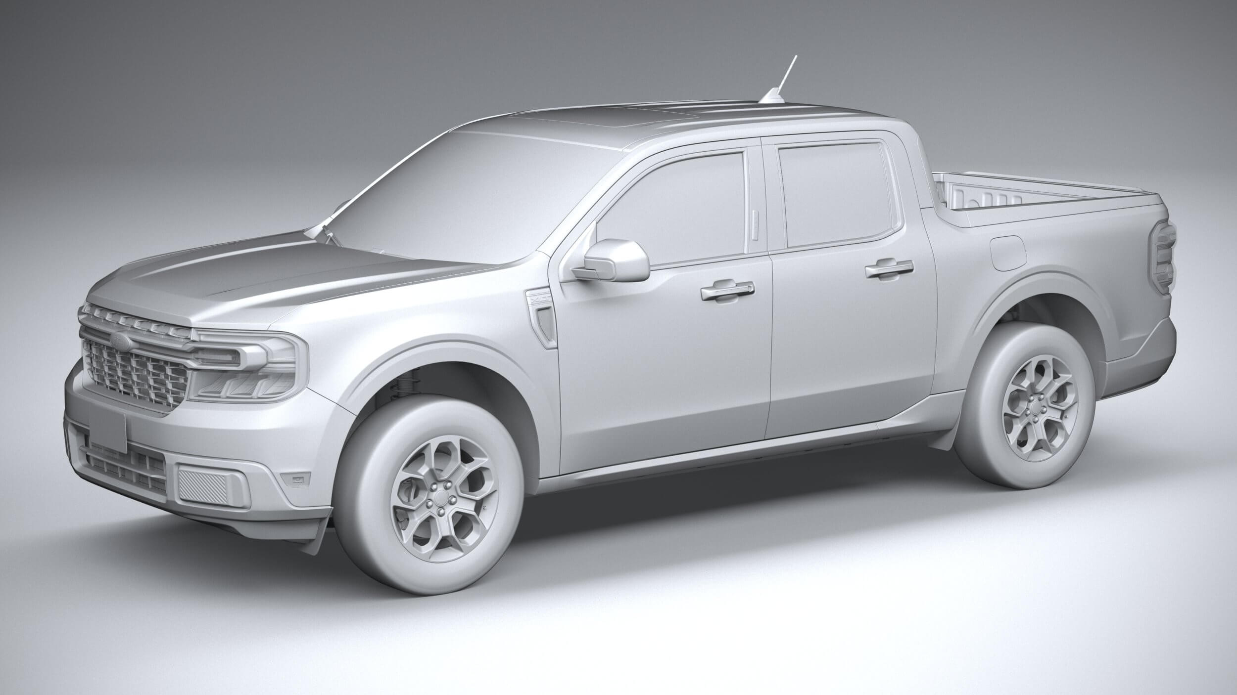 Ford Maverick XLT 2022 - 3D Model by SQUIR