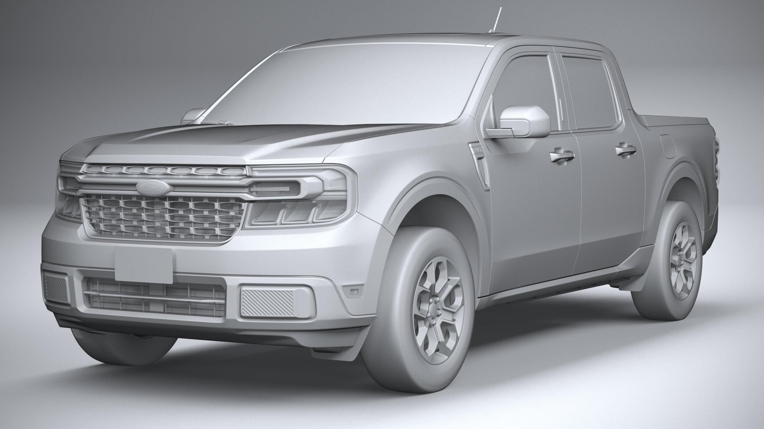 Ford Maverick XLT 2022 - 3D Model by SQUIR