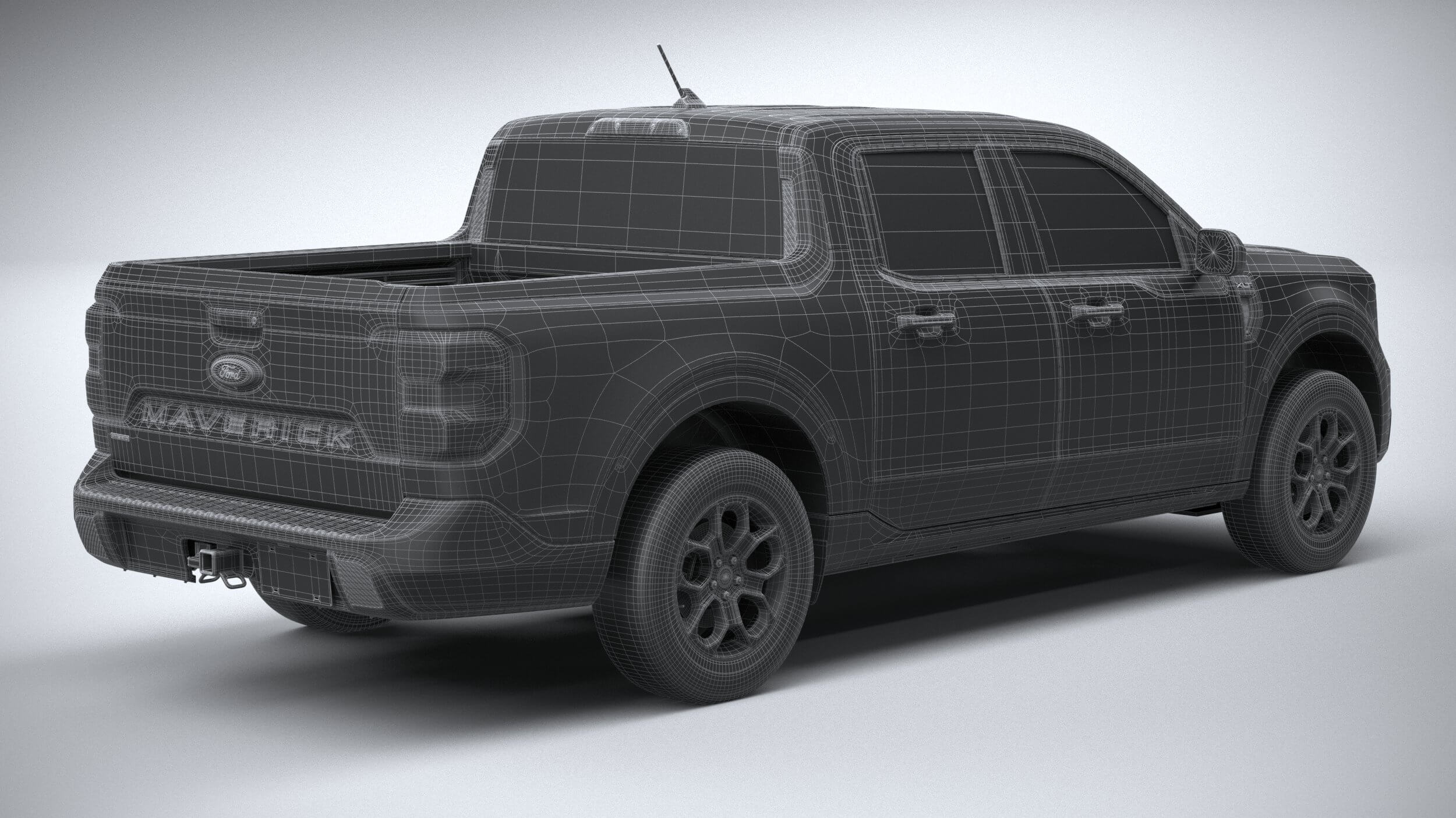 Ford Maverick XLT 2022 - 3D Model by SQUIR