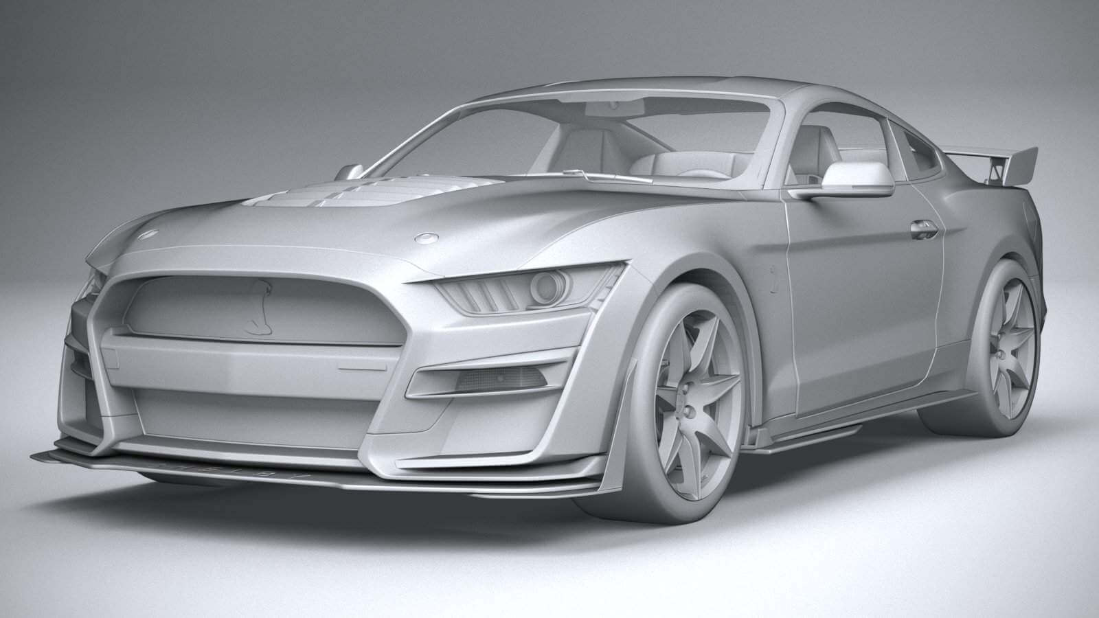 Ford Mustang GT500 Shelby 2020 - 3D Model by SQUIR