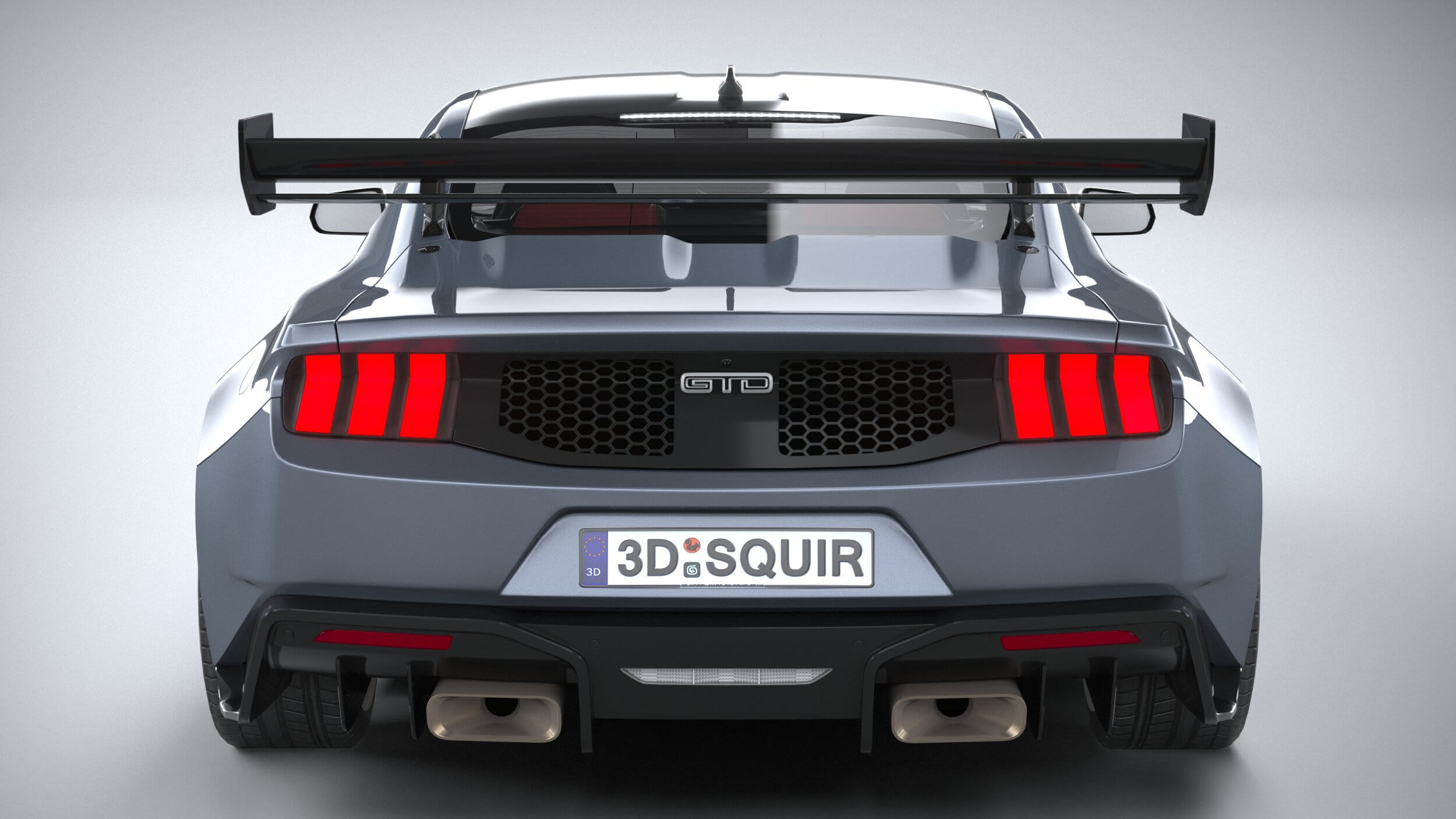 Ford Mustang GTD 2025 Low Poly - 3D Model by SQUIR