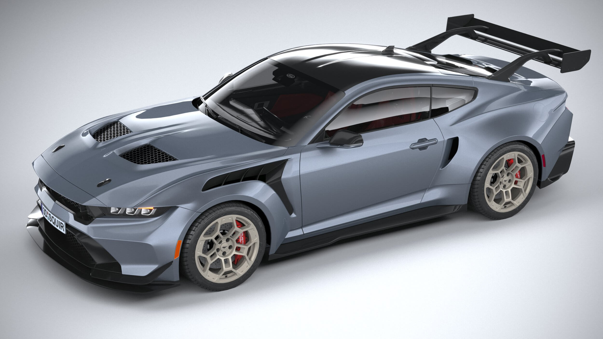 Ford Mustang GTD 2025 Low Poly - 3D Model by SQUIR