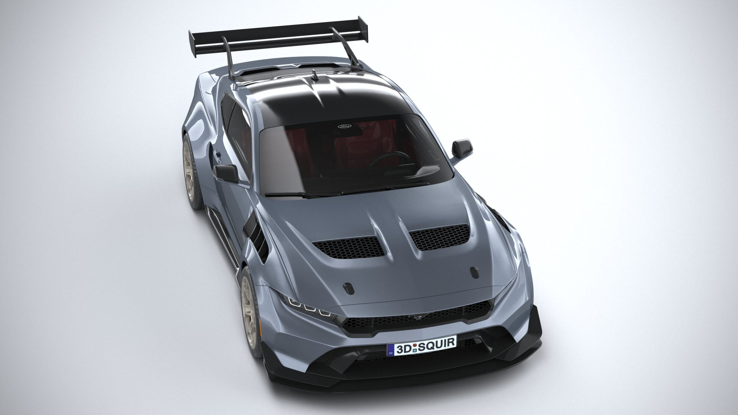 Ford Mustang GTD 2025 Low Poly - 3D Model by SQUIR