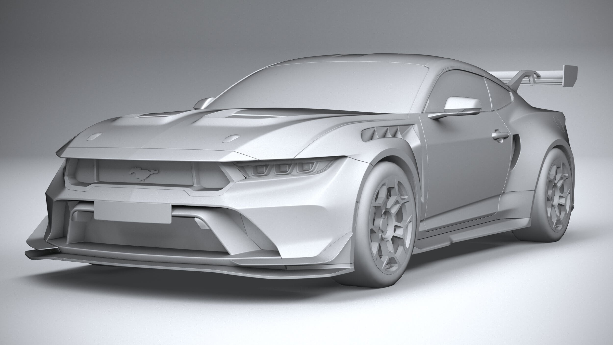 Ford Mustang GTD 2025 Low Poly - 3D Model by SQUIR