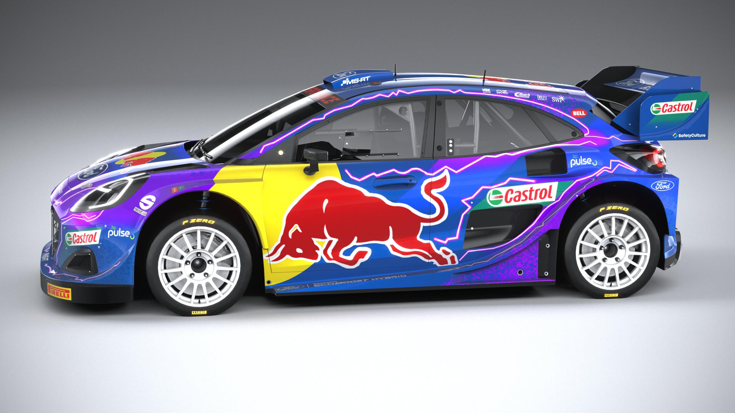 Ford Puma M-Sport WRC Hybrid Rally1 2022 Low Poly 3D Model by SQUIR