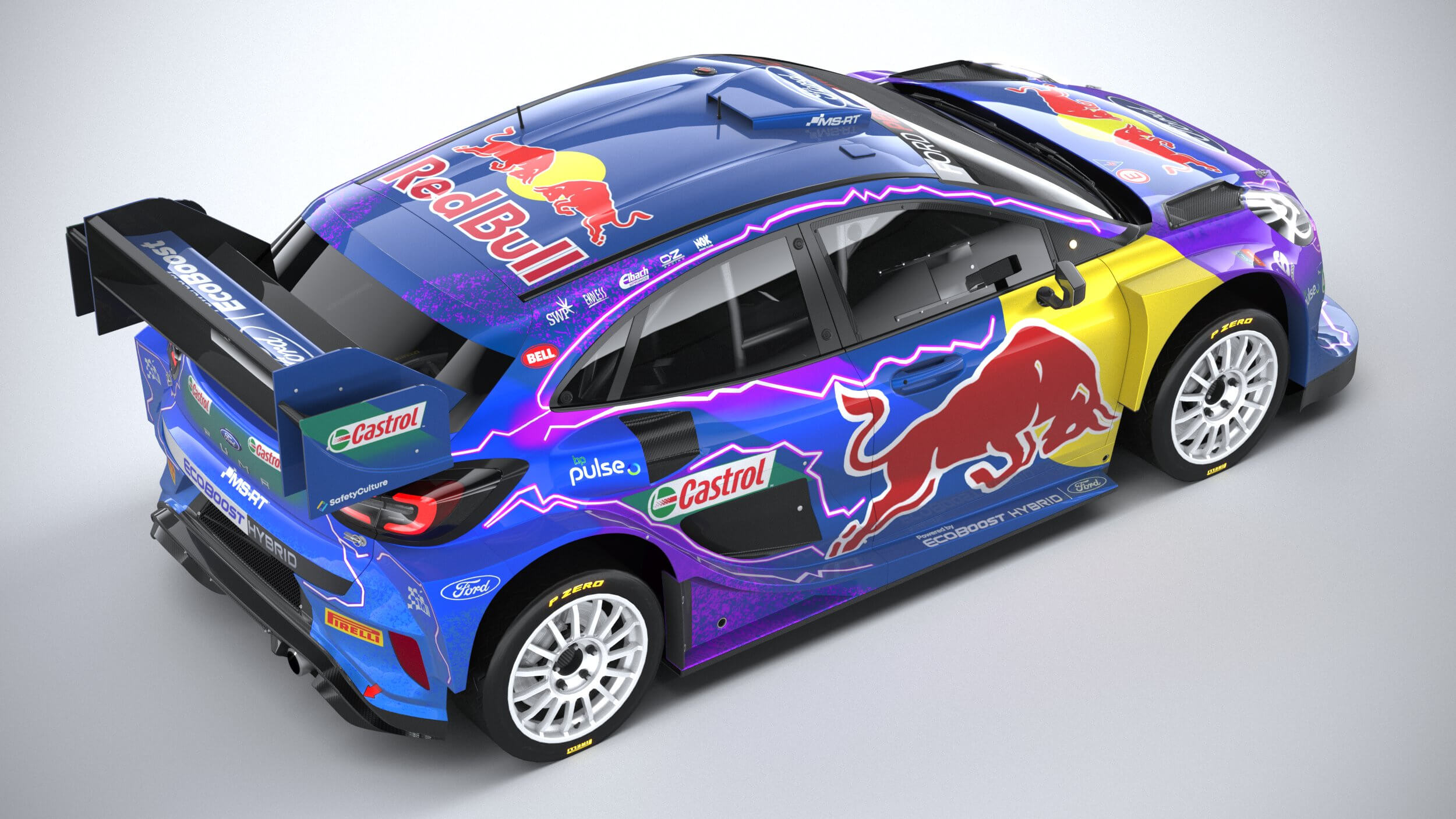 Ford Puma M-Sport WRC Hybrid Rally1 2022 Low Poly 3D Model by SQUIR