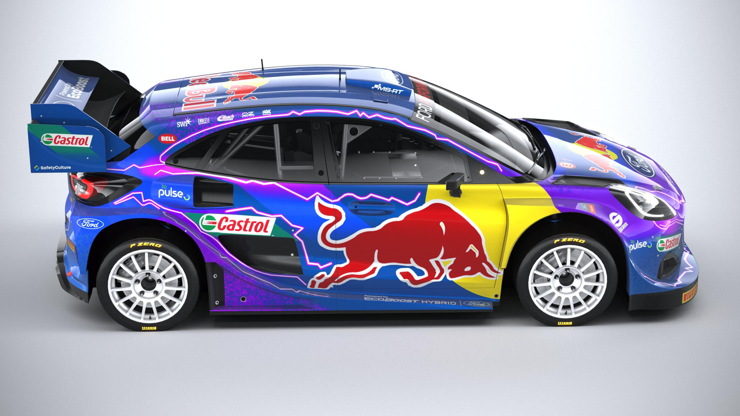 Ford Puma M-Sport WRC Hybrid Rally1 2022 Low Poly 3D Model by SQUIR