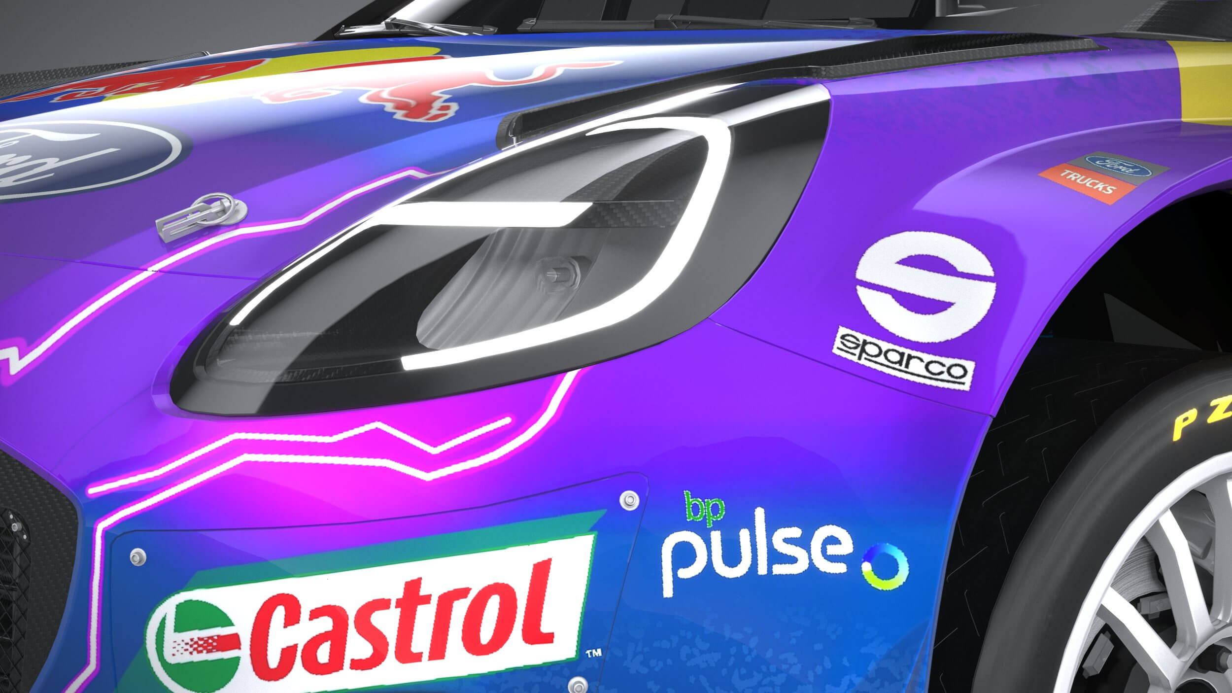 Ford Puma M-Sport WRC Hybrid Rally1 2022 Low Poly 3D Model by SQUIR
