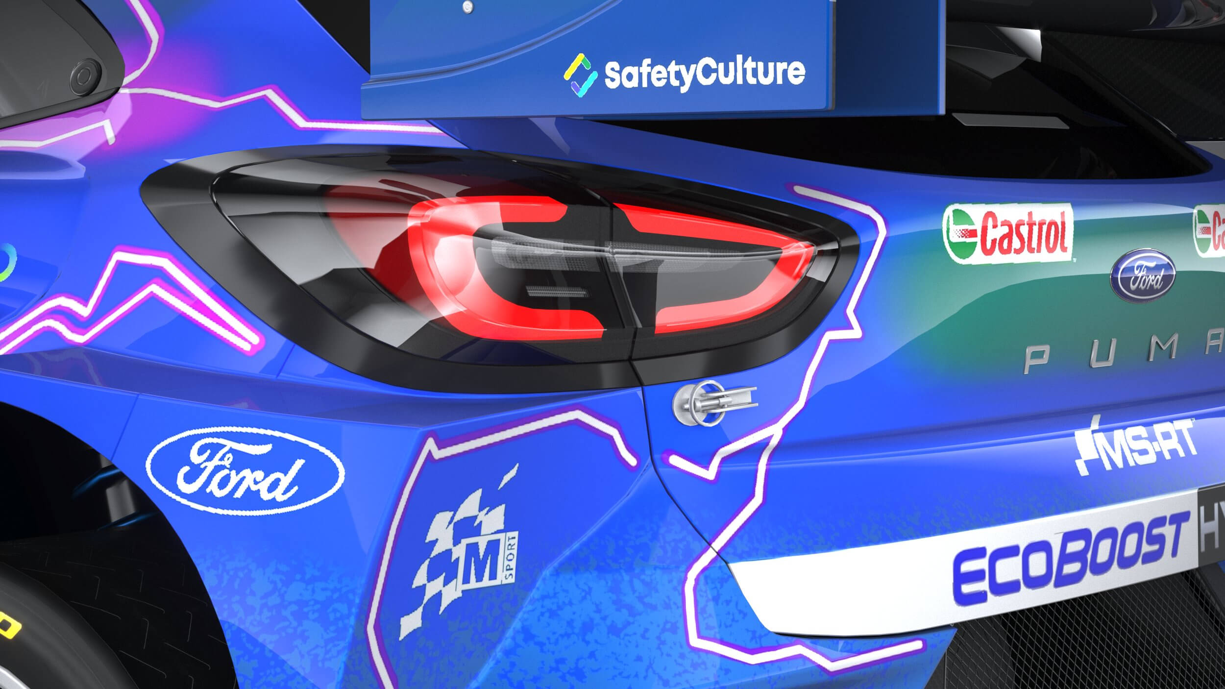 Ford Puma M-Sport WRC Hybrid Rally1 2022 Low Poly 3D Model by SQUIR