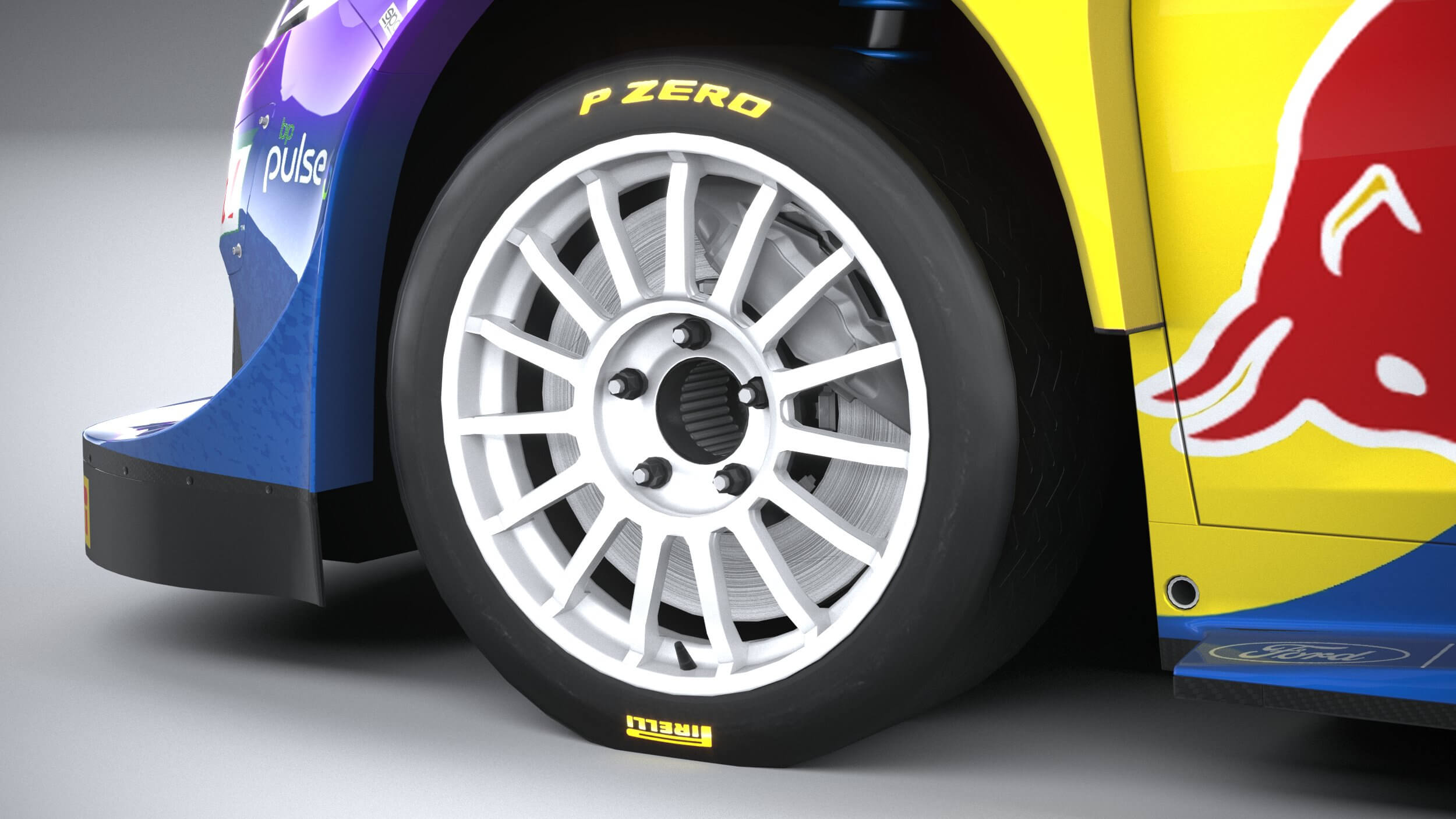 Ford Puma M-Sport WRC Hybrid Rally1 2022 Low Poly 3D Model by SQUIR