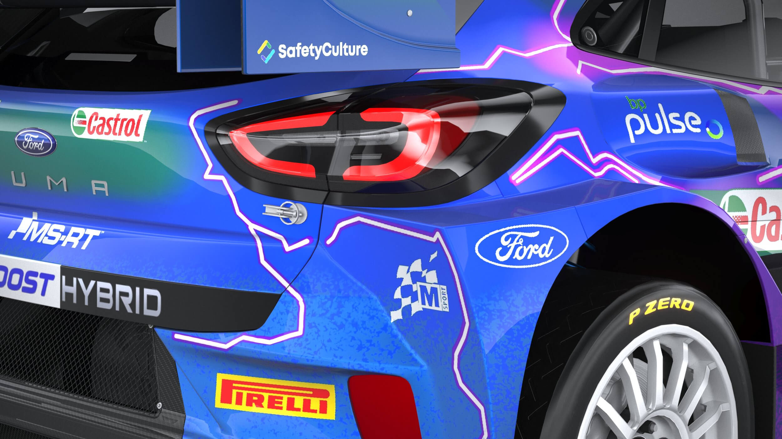 Ford Puma M-Sport WRC Hybrid Rally1 2022 Low Poly 3D Model by SQUIR