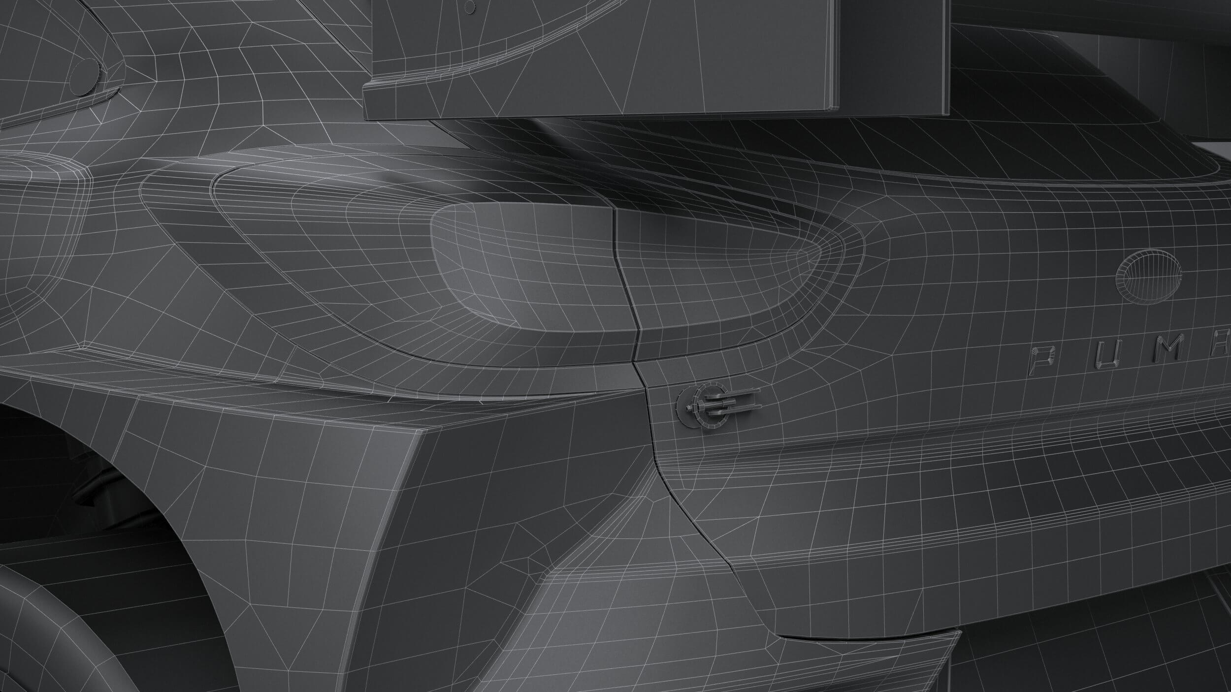 Ford Puma M-Sport WRC Hybrid Rally1 2022 Low Poly 3D Model by SQUIR