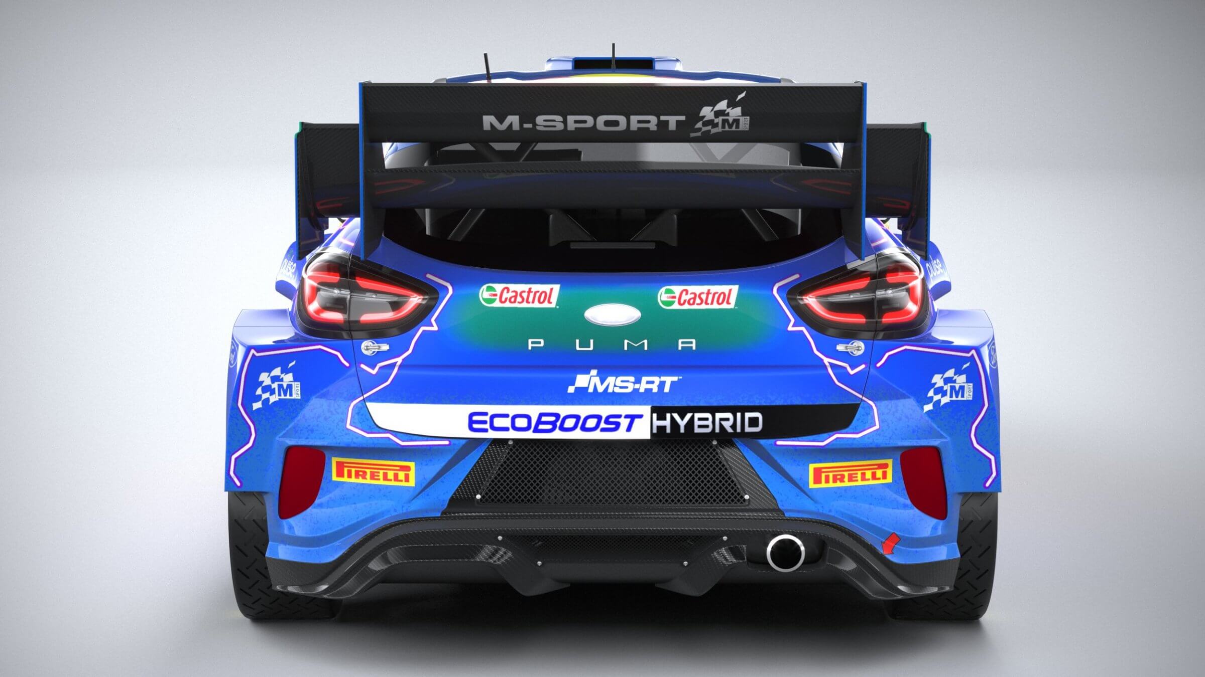 Ford Puma M-Sport WRC Hybrid Rally1 2022 3D Model by SQUIR