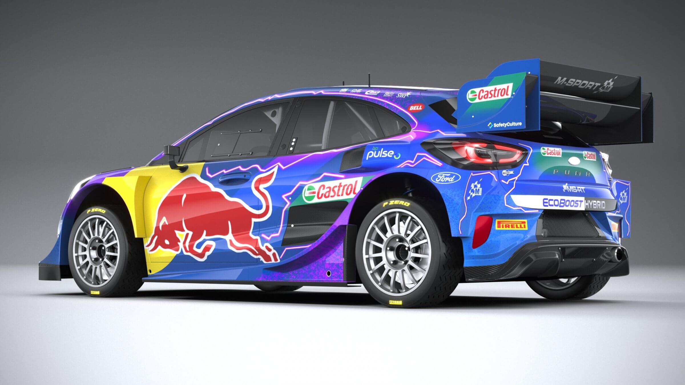 Ford Puma M-Sport WRC Hybrid Rally1 2022 3D Model by SQUIR