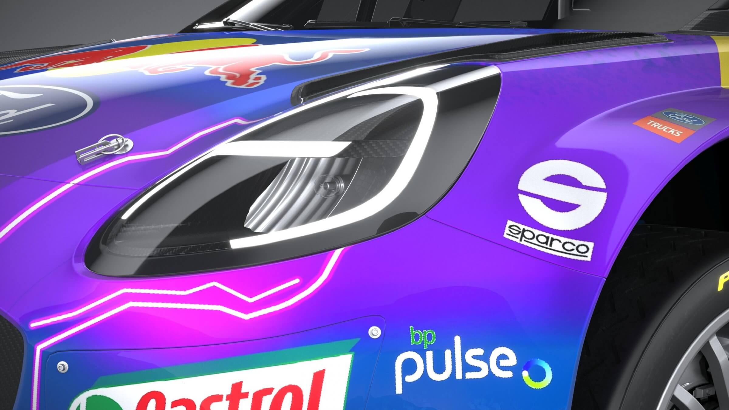 Ford Puma M-Sport WRC Hybrid Rally1 2022 3D Model by SQUIR