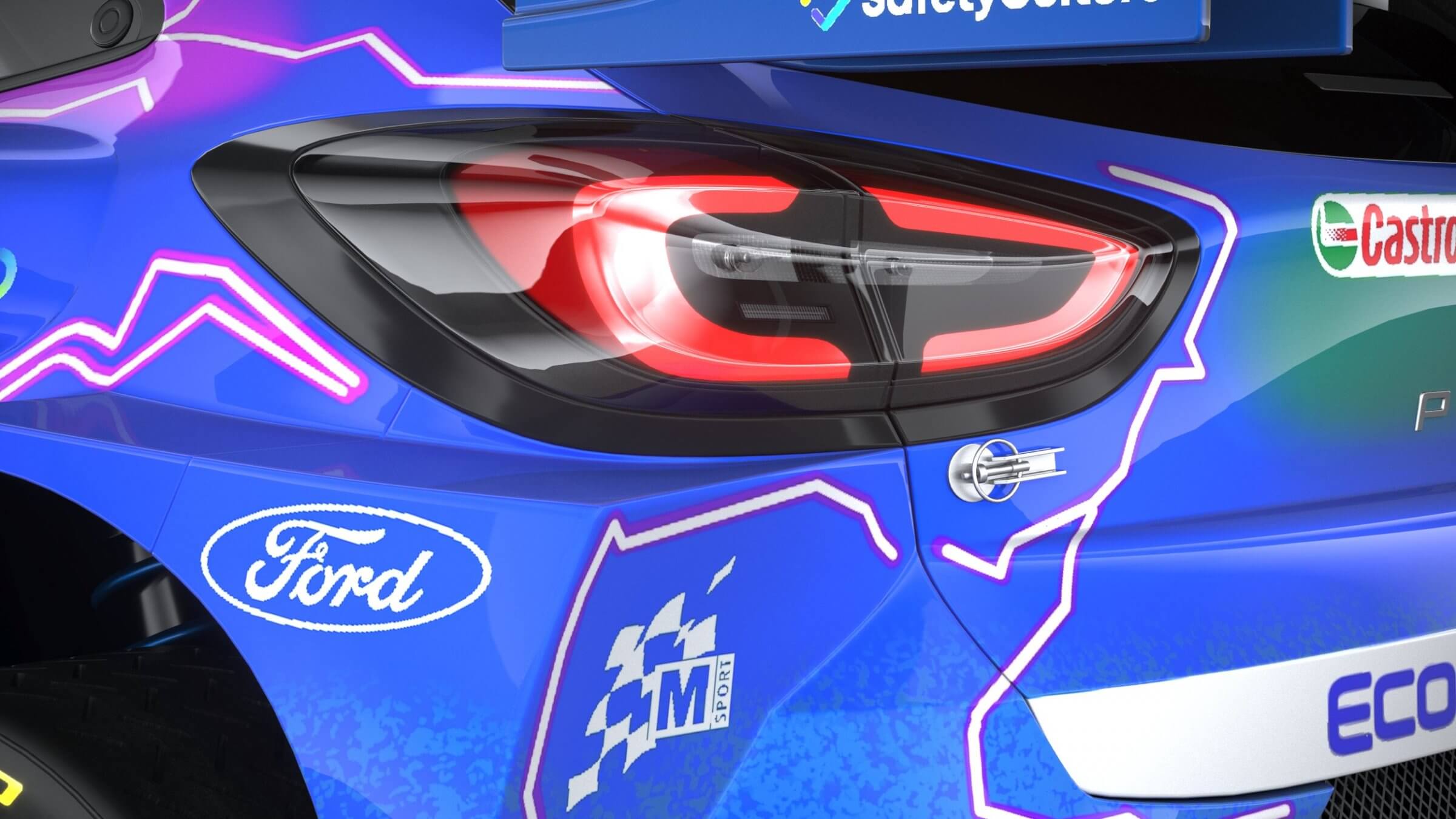 Ford Puma M-Sport WRC Hybrid Rally1 2022 3D Model by SQUIR