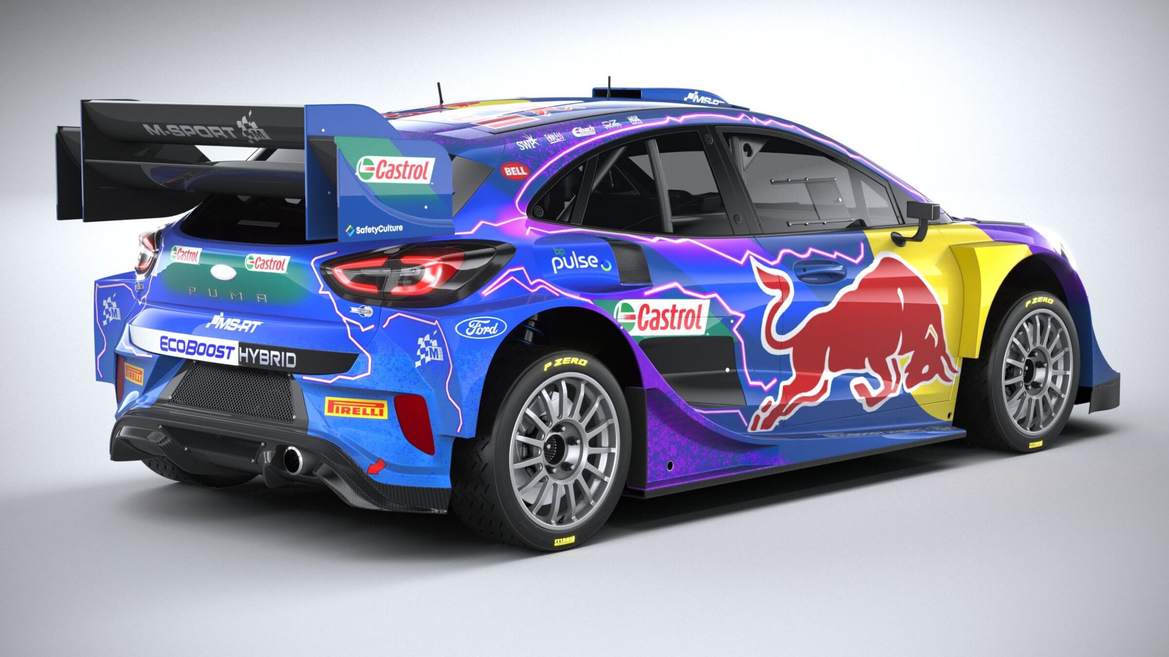 Ford Puma M-Sport WRC Hybrid Rally1 2022 3D Model by SQUIR