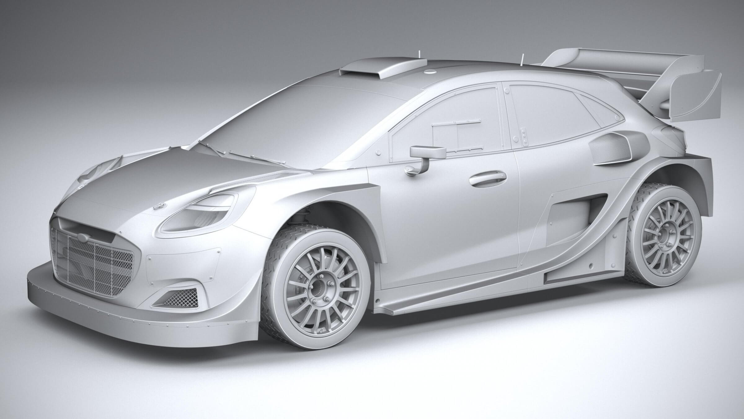 Ford Puma M-Sport WRC Hybrid Rally1 2022 3D Model by SQUIR