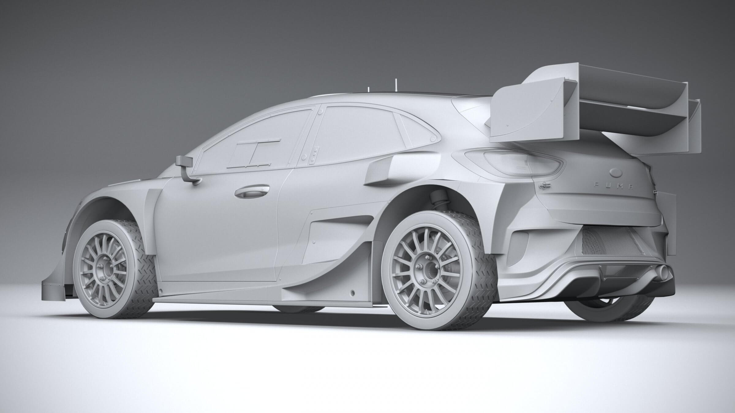 Ford Puma M-Sport WRC Hybrid Rally1 2022 3D Model by SQUIR