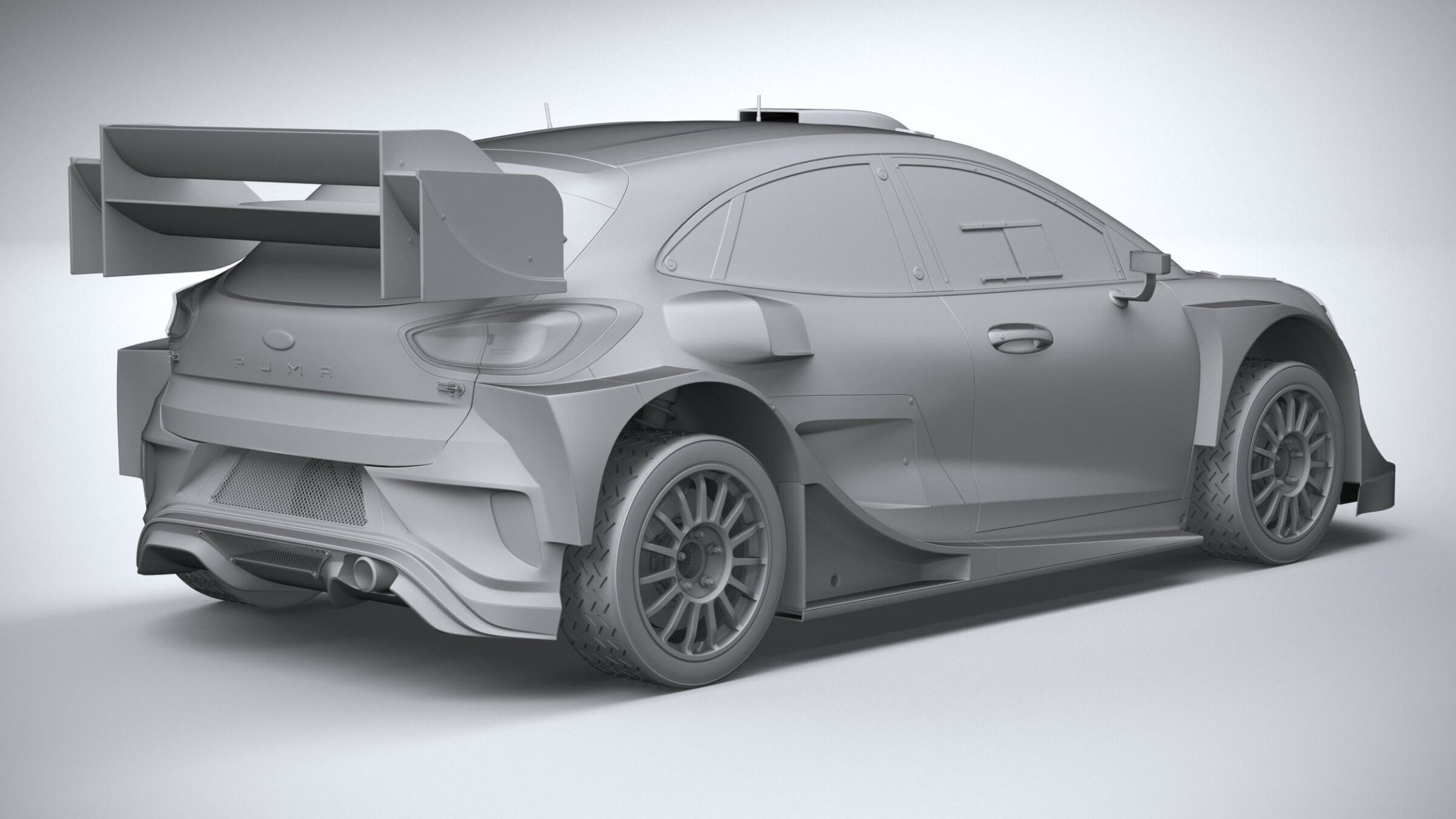 Ford Puma M-Sport WRC Hybrid Rally1 2022 3D Model by SQUIR