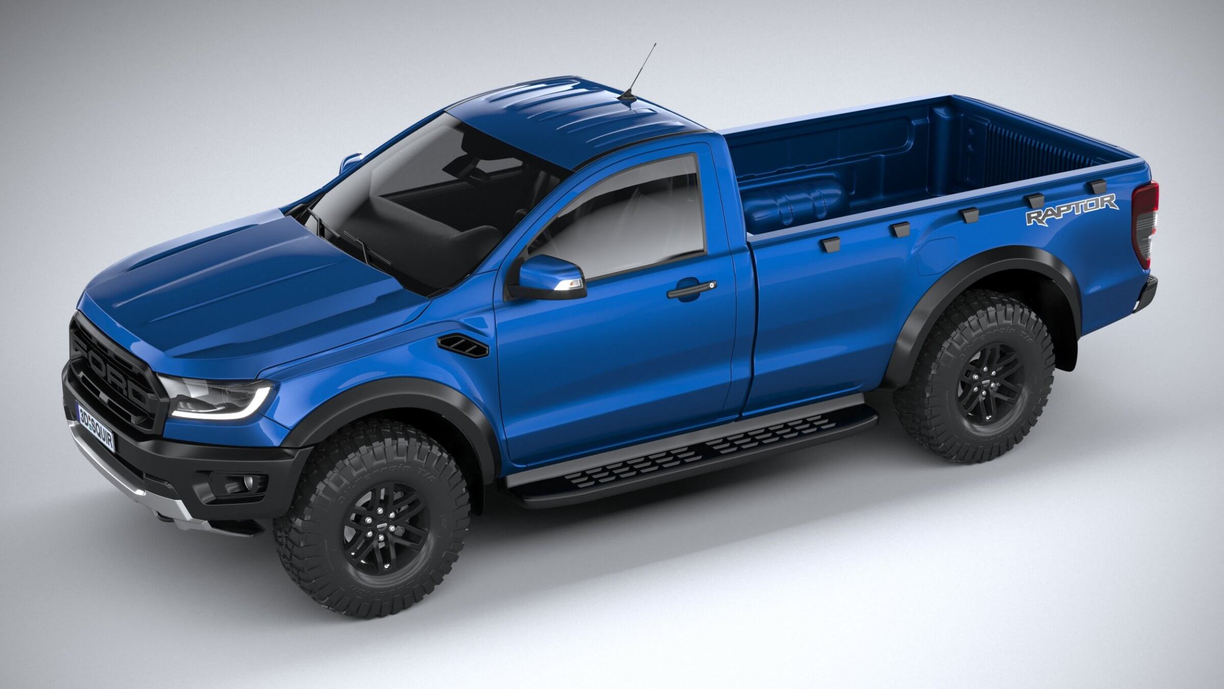Ford Ranger Raptor Single Cab 2019 - 3D Model by SQUIR