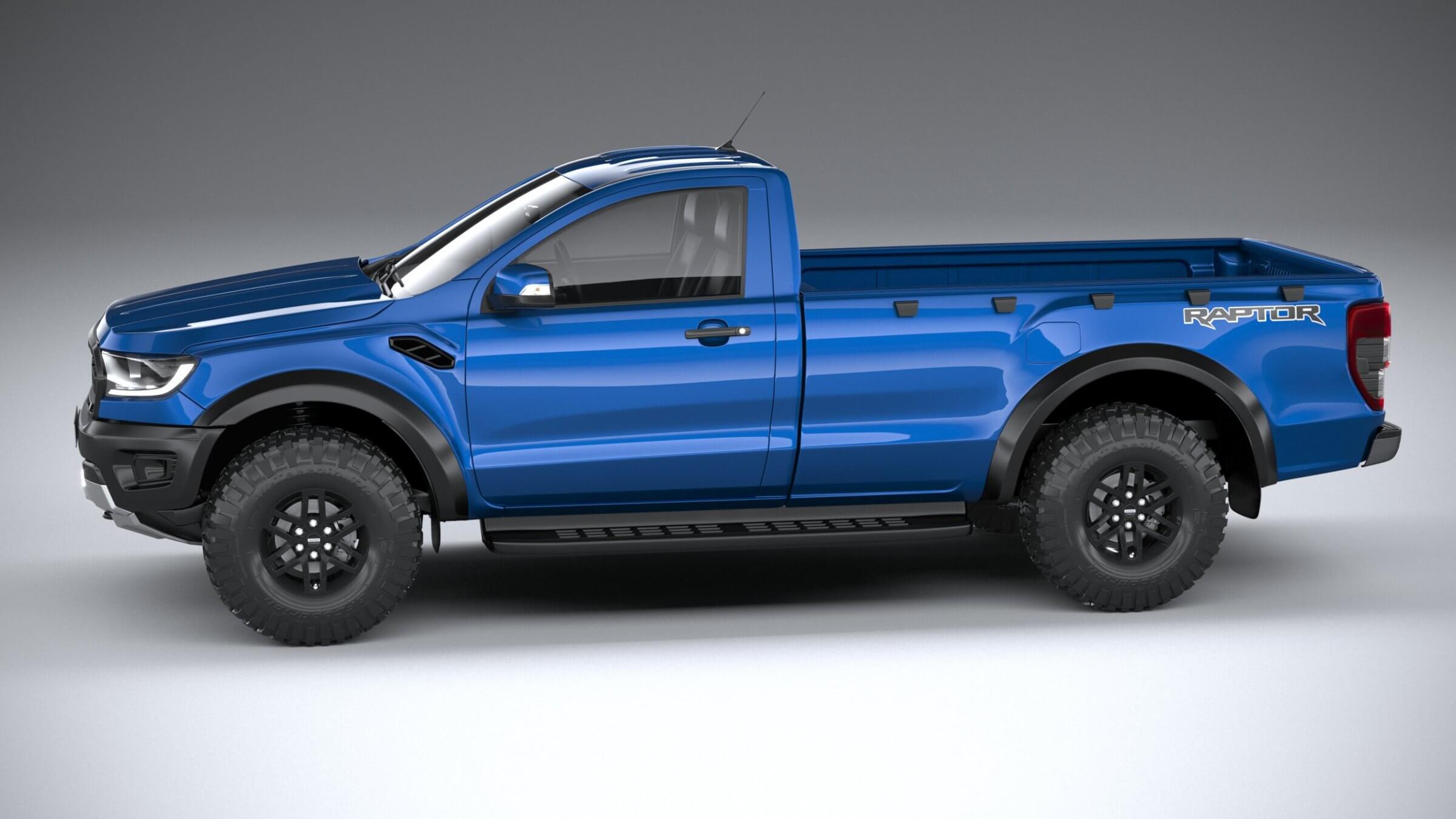 Ford Ranger Raptor Single Cab 2019 - 3D Model by SQUIR