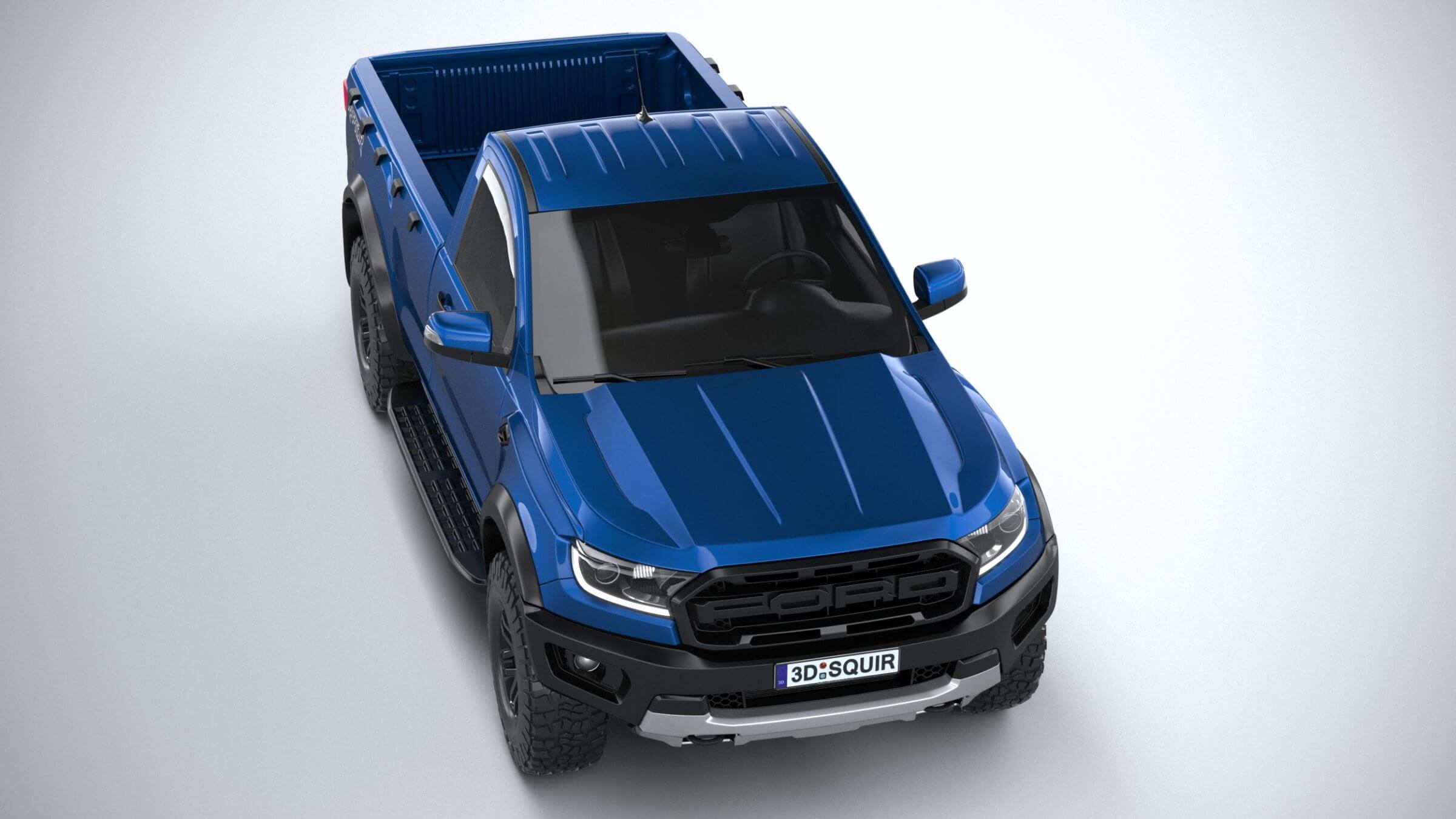 Ford Ranger Raptor Single Cab 2019 - 3D Model by SQUIR